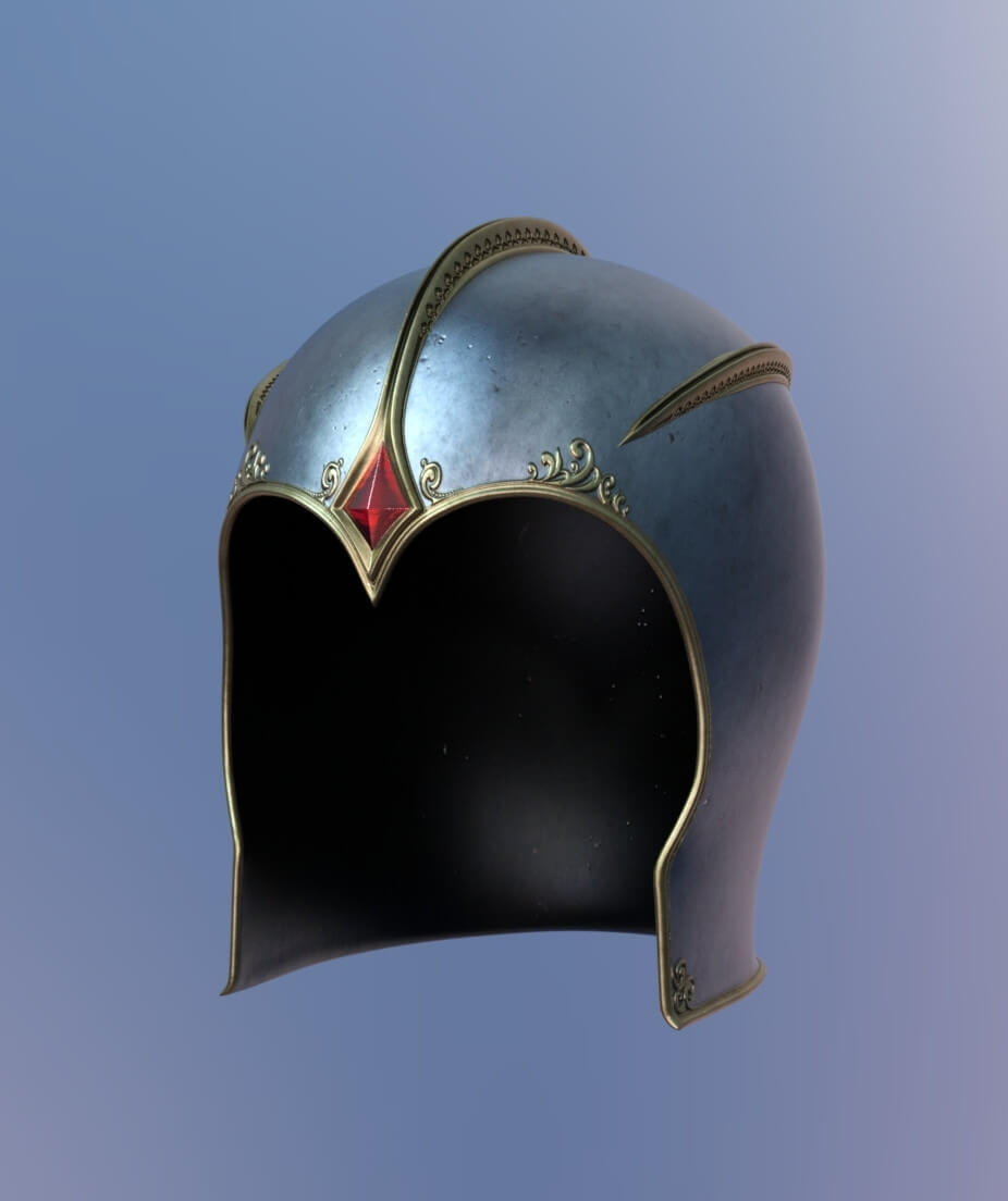 Fantasy Helmet Alpha - Daz Content by Herhey