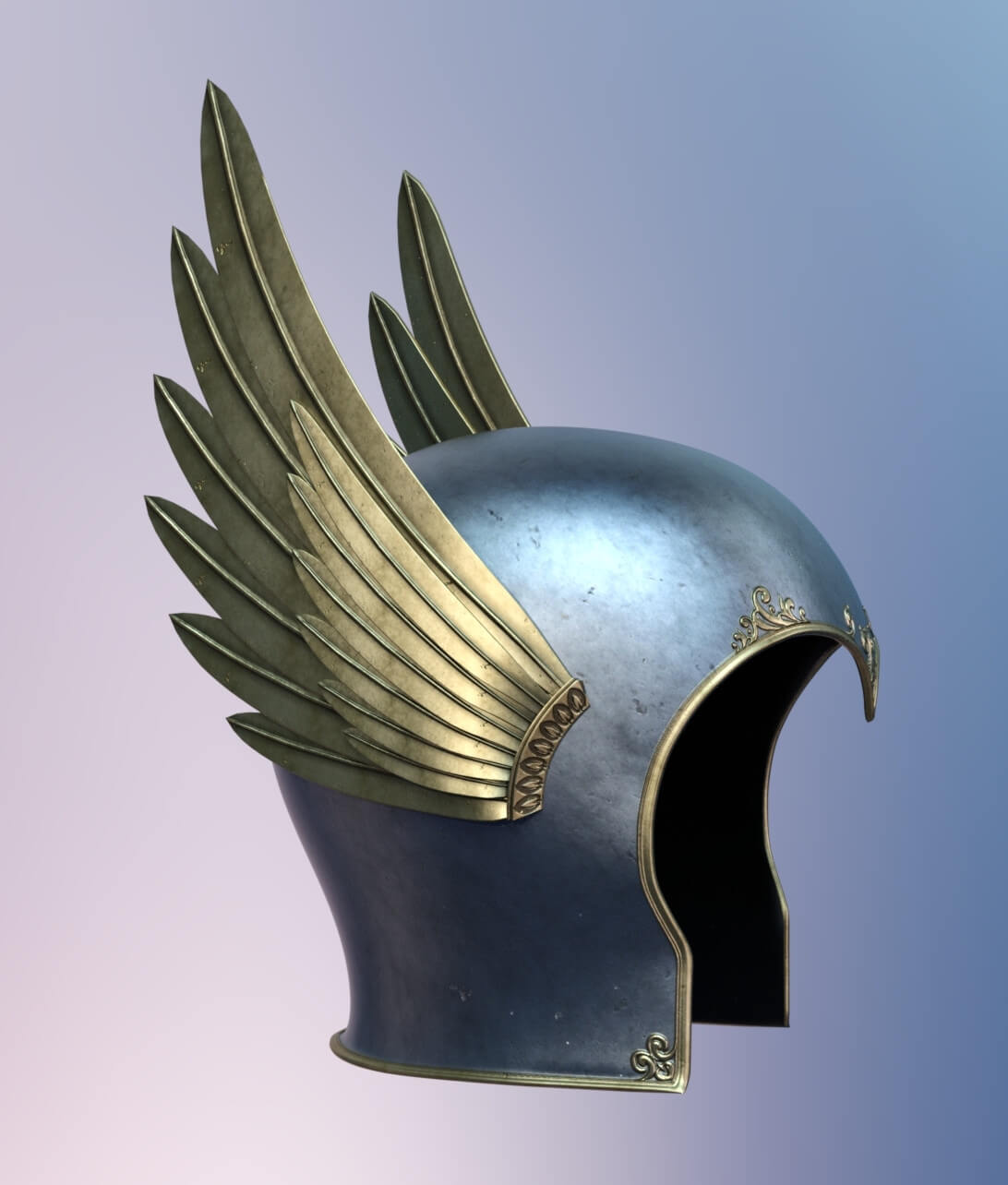 Fantasy Helmet Alpha - Daz Content by Herhey