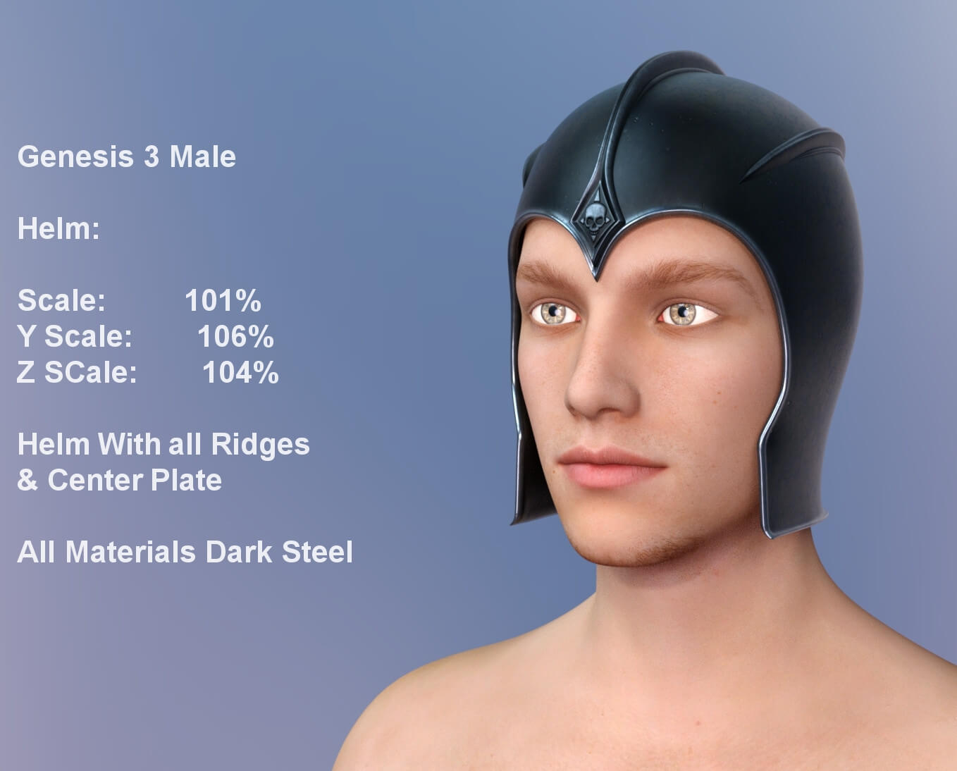 Fantasy Helmet Alpha - Daz Content by Herhey