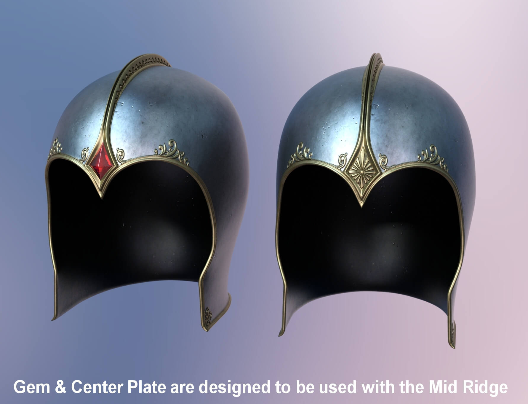 Fantasy Helmet Alpha - Daz Content by Herhey