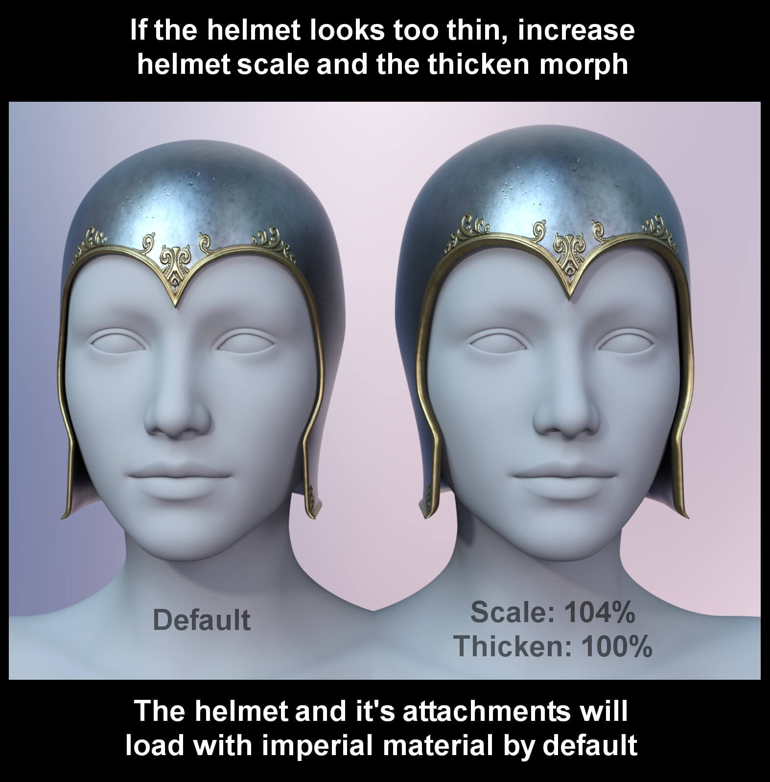 Fantasy Helmet Alpha - Daz Content by Herhey