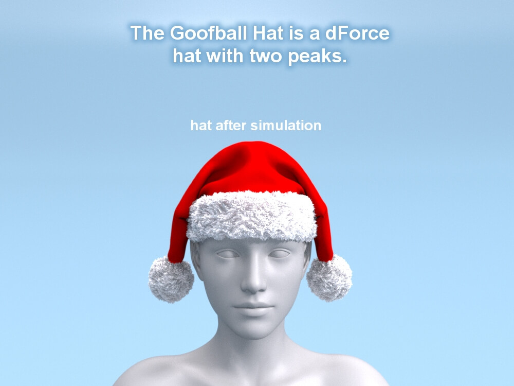 Goofball Hat - Free Daz Content by Herhey