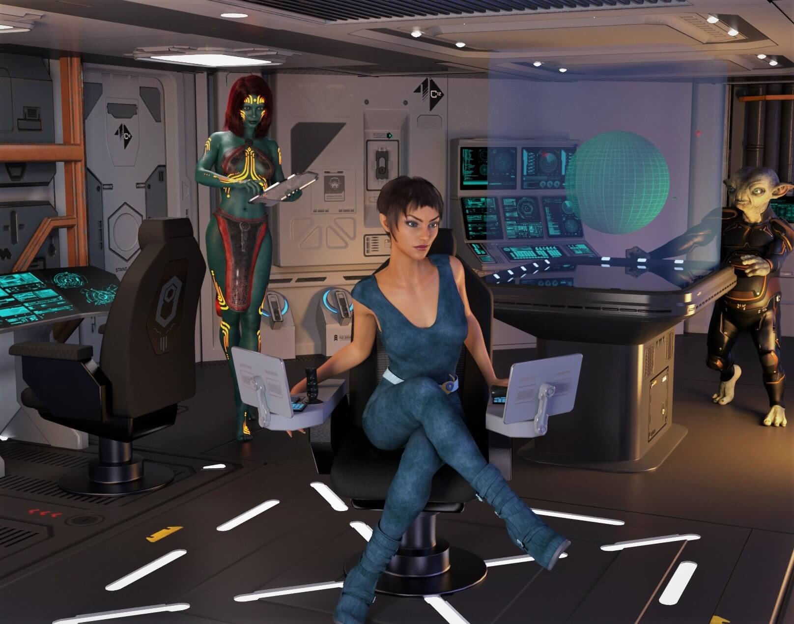 Vulcan Special Operations Unit 3D Render by Hermit4goodreason