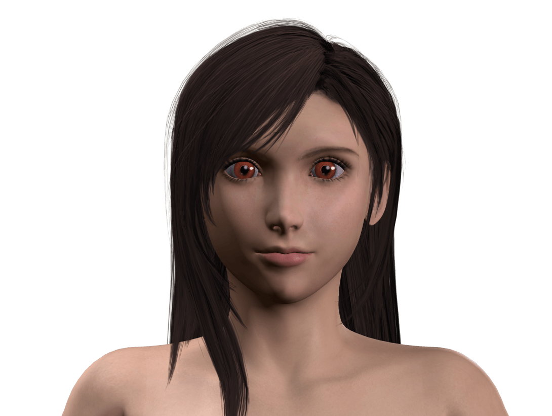 Tifa for Victoria 4 3D Render, Digital Art by HeroineFactory