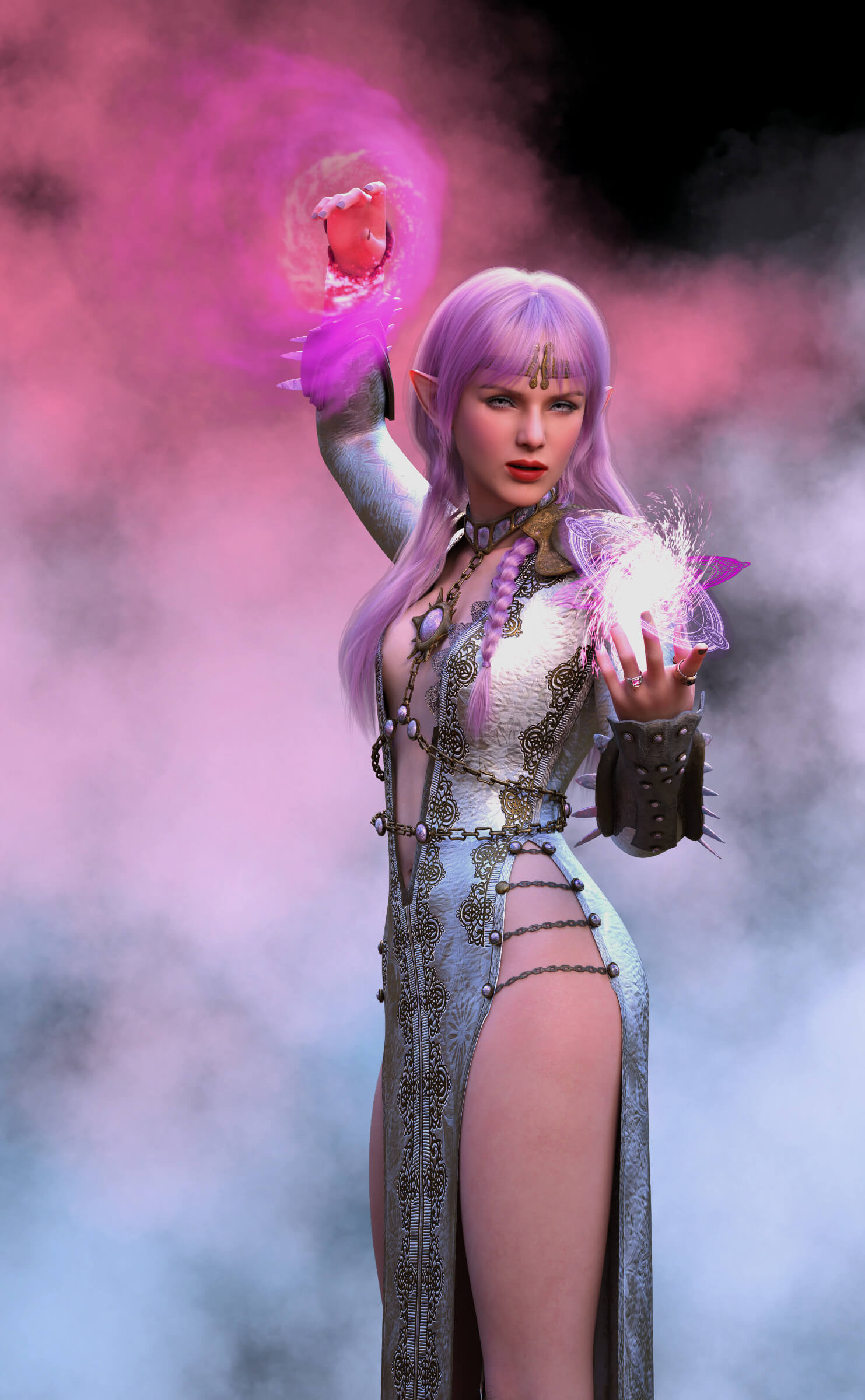 Finding the Way 3D Render, Digital Art by Hexdrake