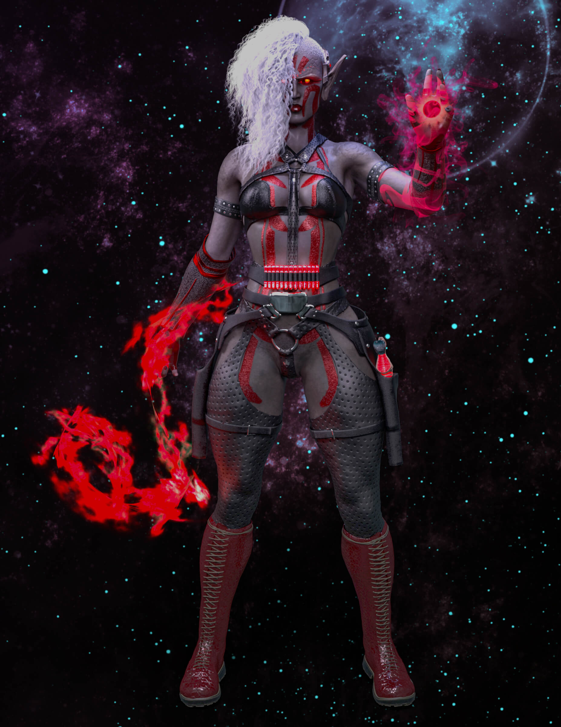 Hemomorph 3D Render, Digital Art by Hexdrake