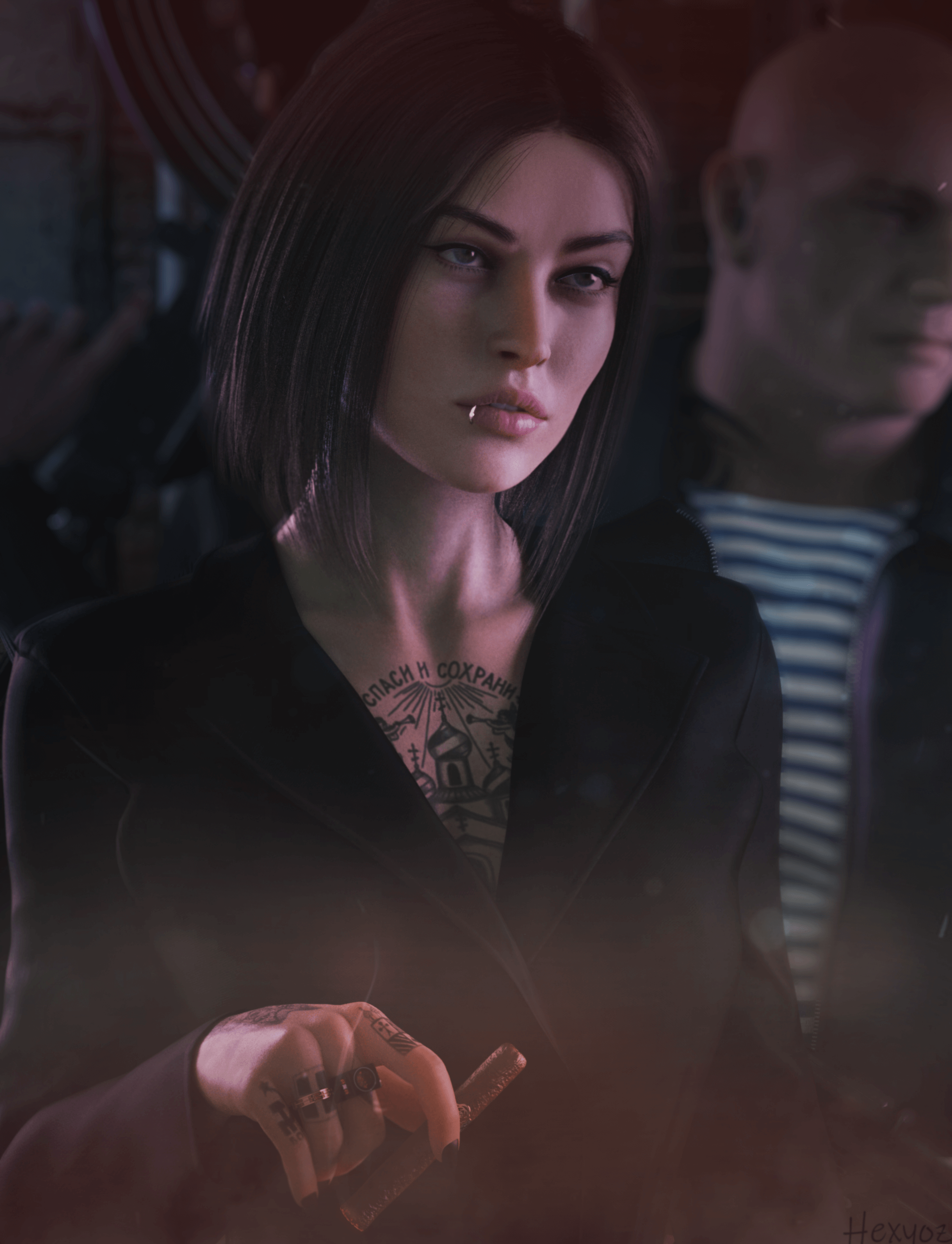 Northern Mafia 3D Render, Digital Art by Hexyoz