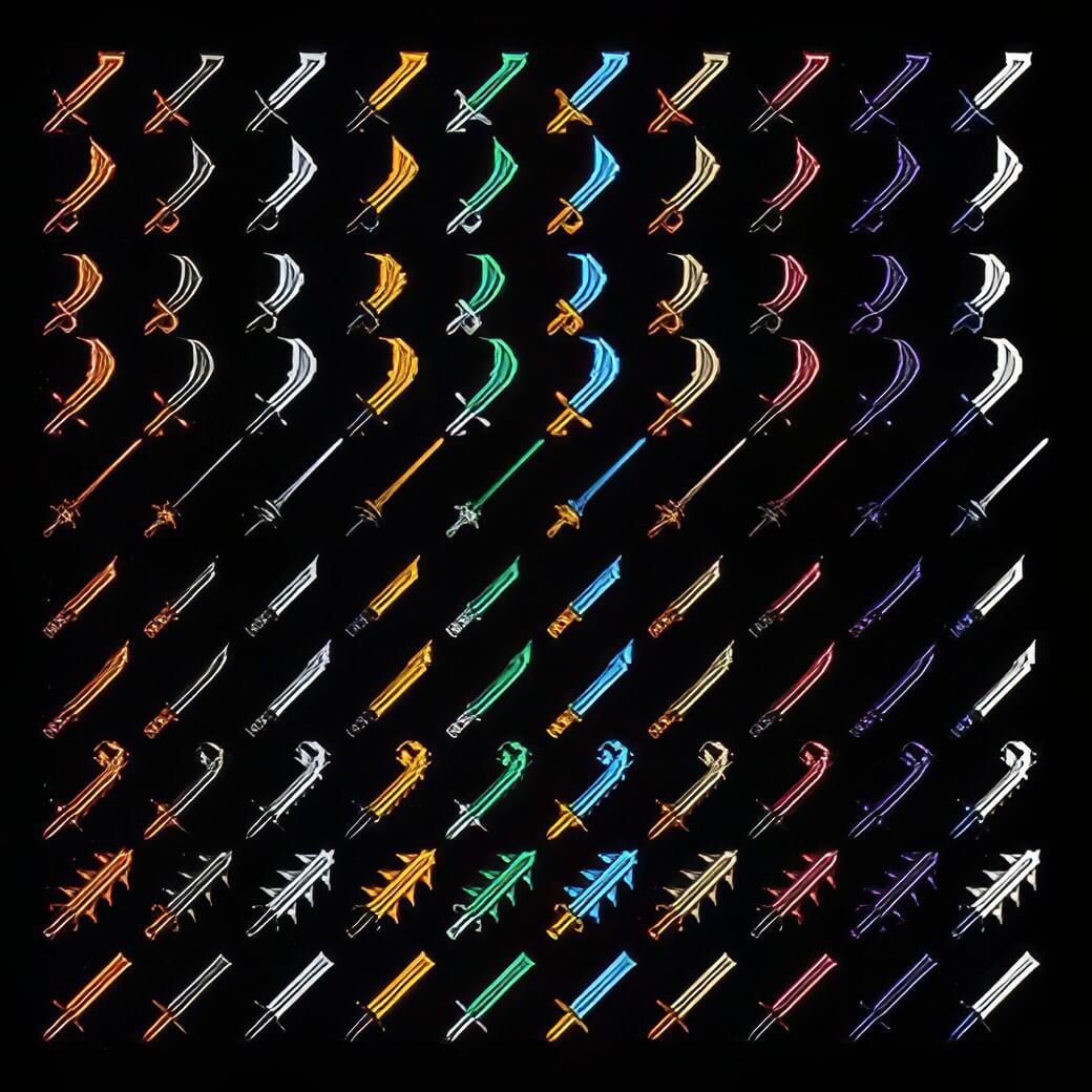 Ultimate Weapon Bundle - 2D Game Asset by heynonnynonny