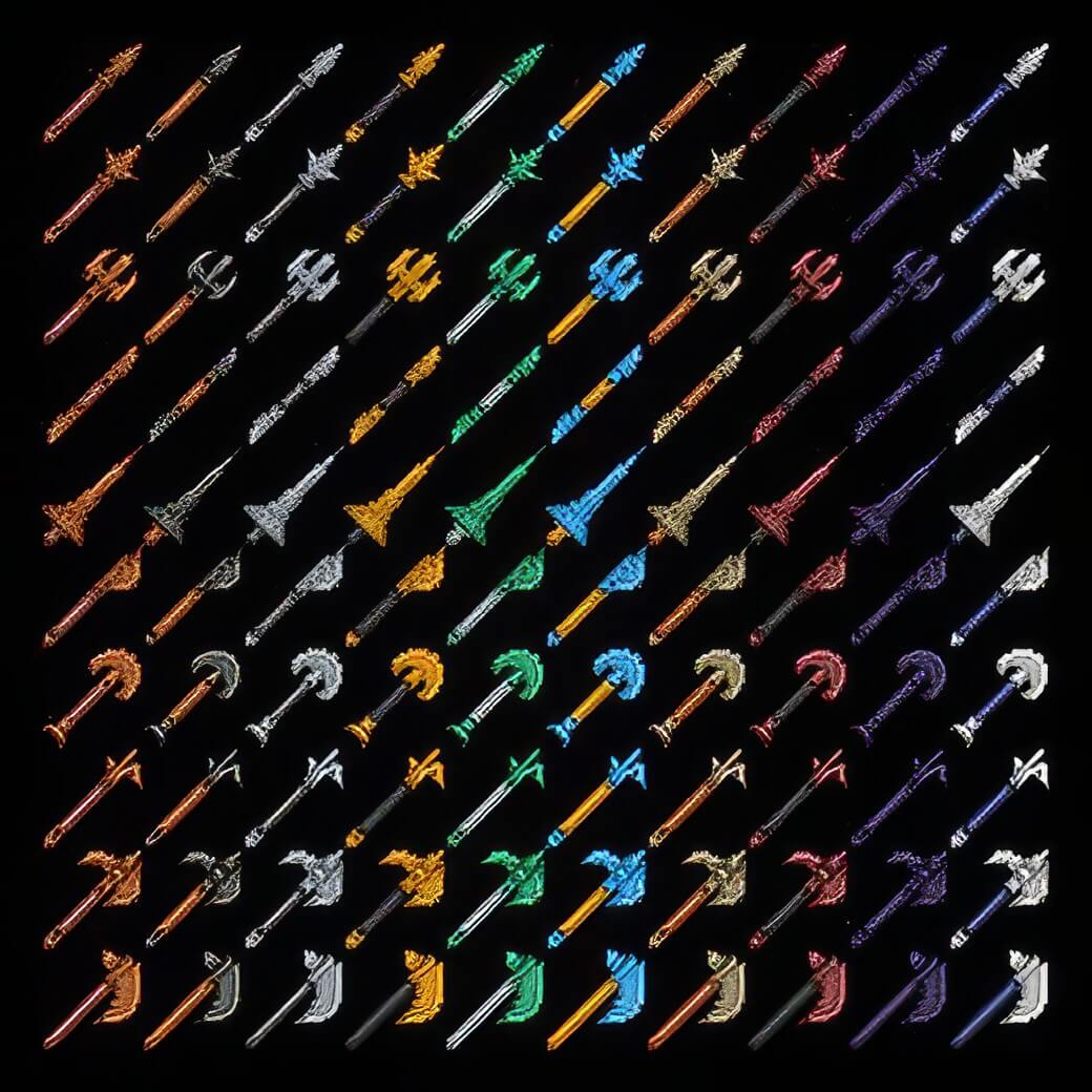 Ultimate Weapon Bundle - 2D Game Asset by heynonnynonny