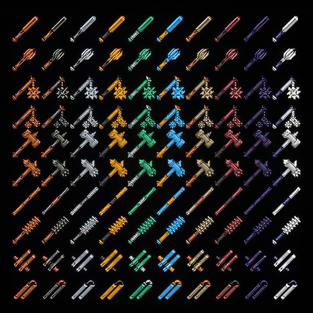 Ultimate Weapon Bundle - 2D Game Asset by heynonnynonny