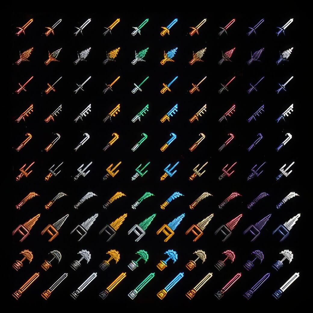 Ultimate Weapon Bundle - 2D Game Asset by heynonnynonny