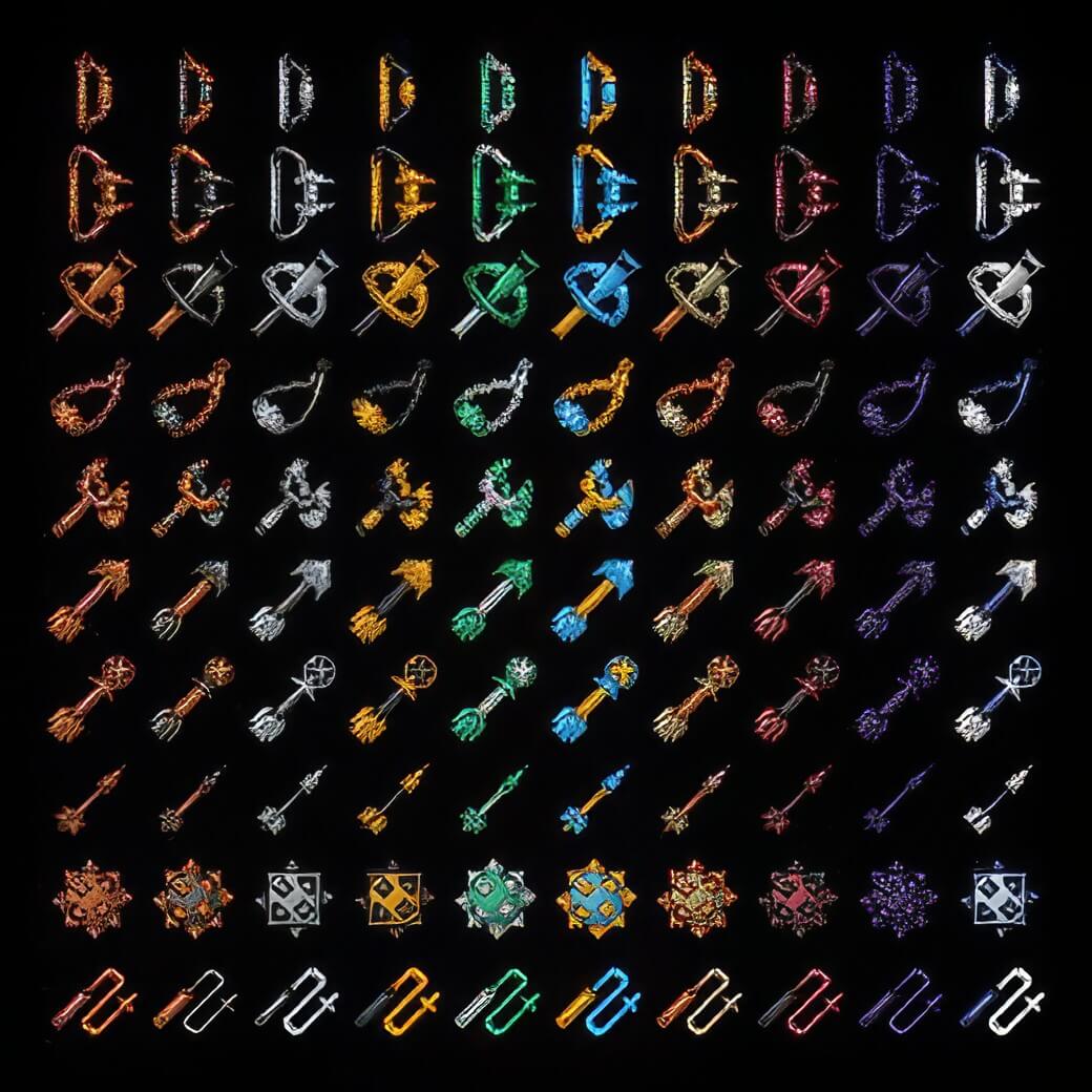 Ultimate Weapon Bundle - 2D Game Asset by heynonnynonny