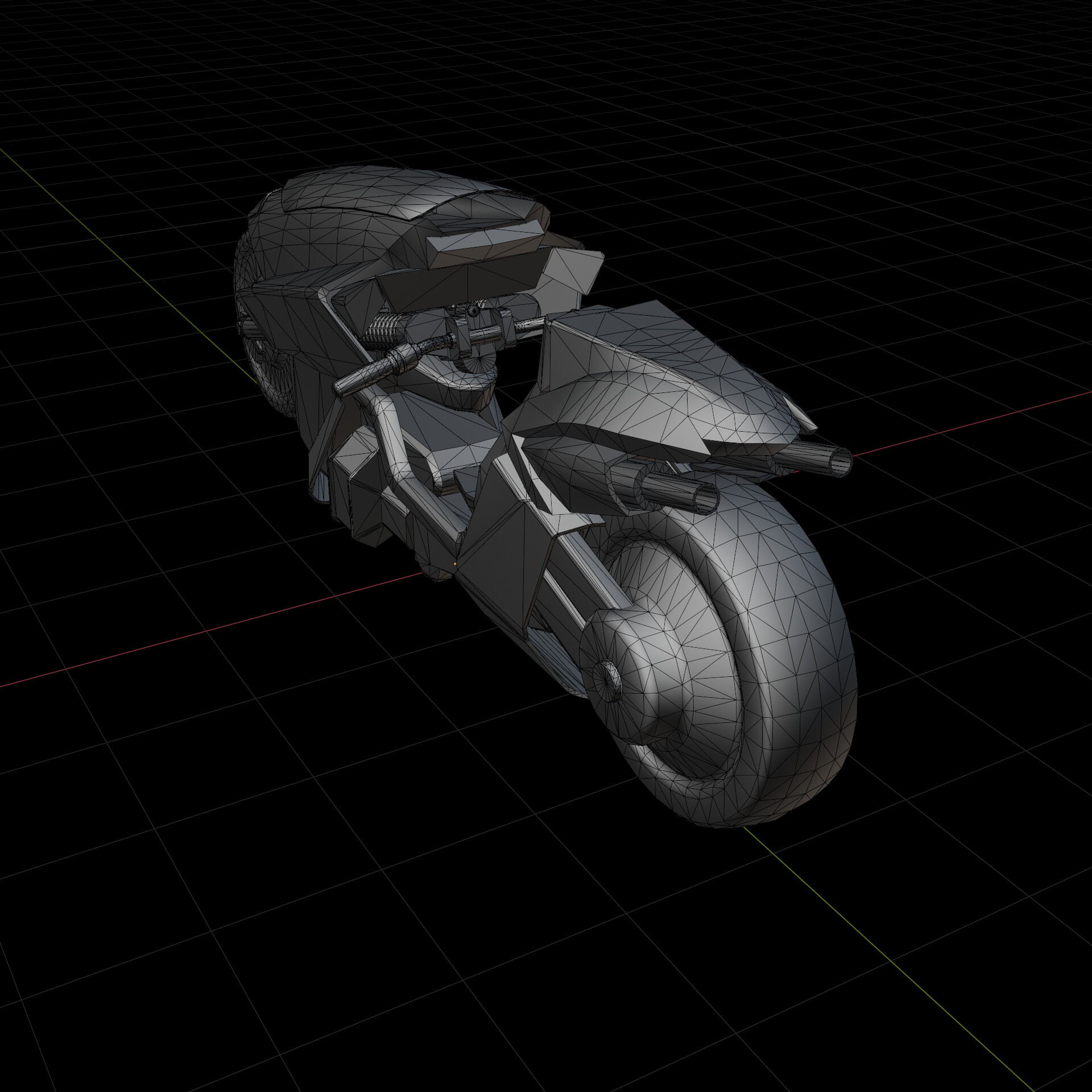 Akira Motorbike - Free 3D Model by HikkiJack