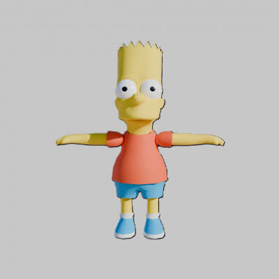 Homer Simpson - 3D Model by HikkiJack