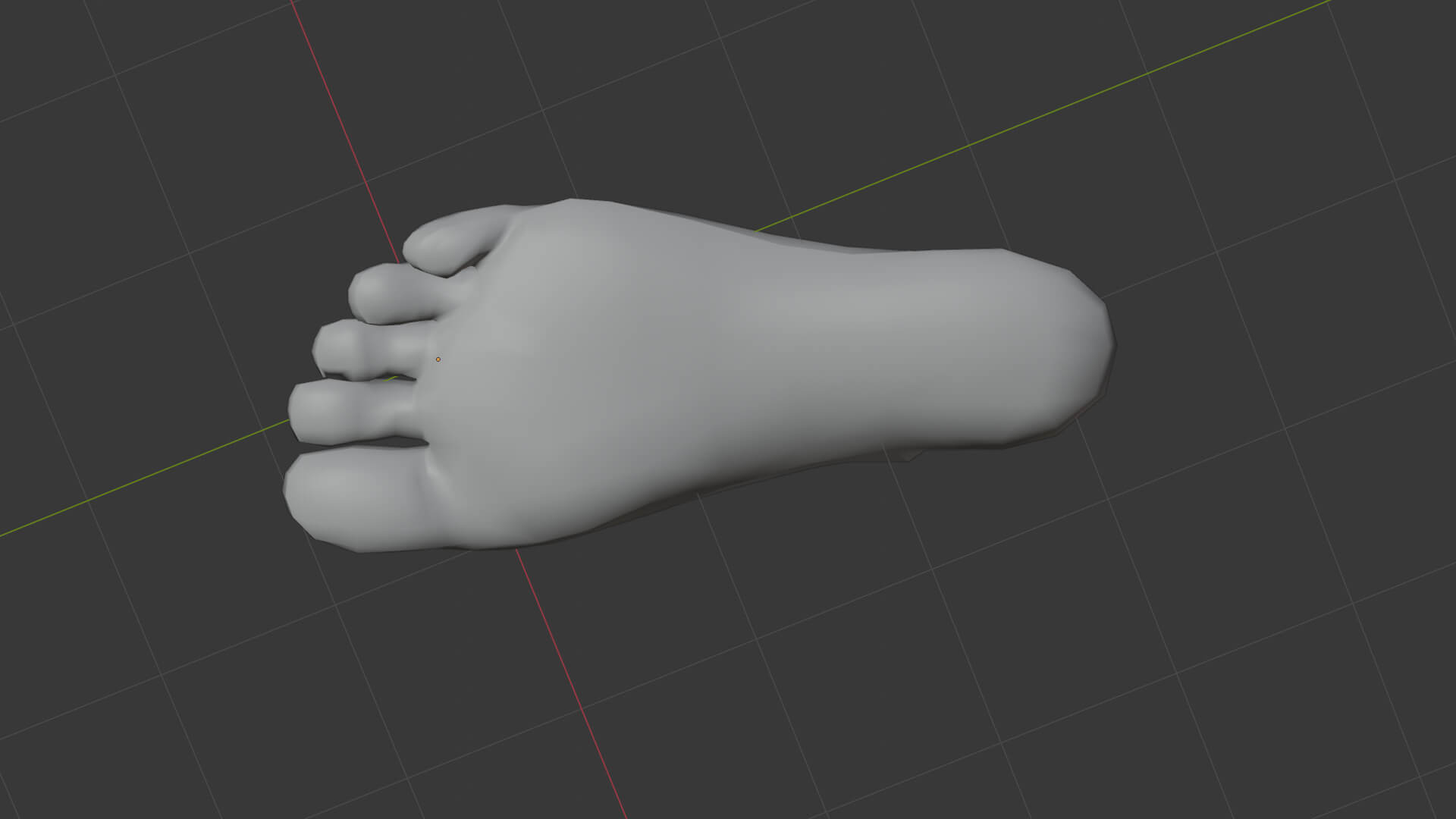Foot Base Mesh - 3D Model by HikkiJack