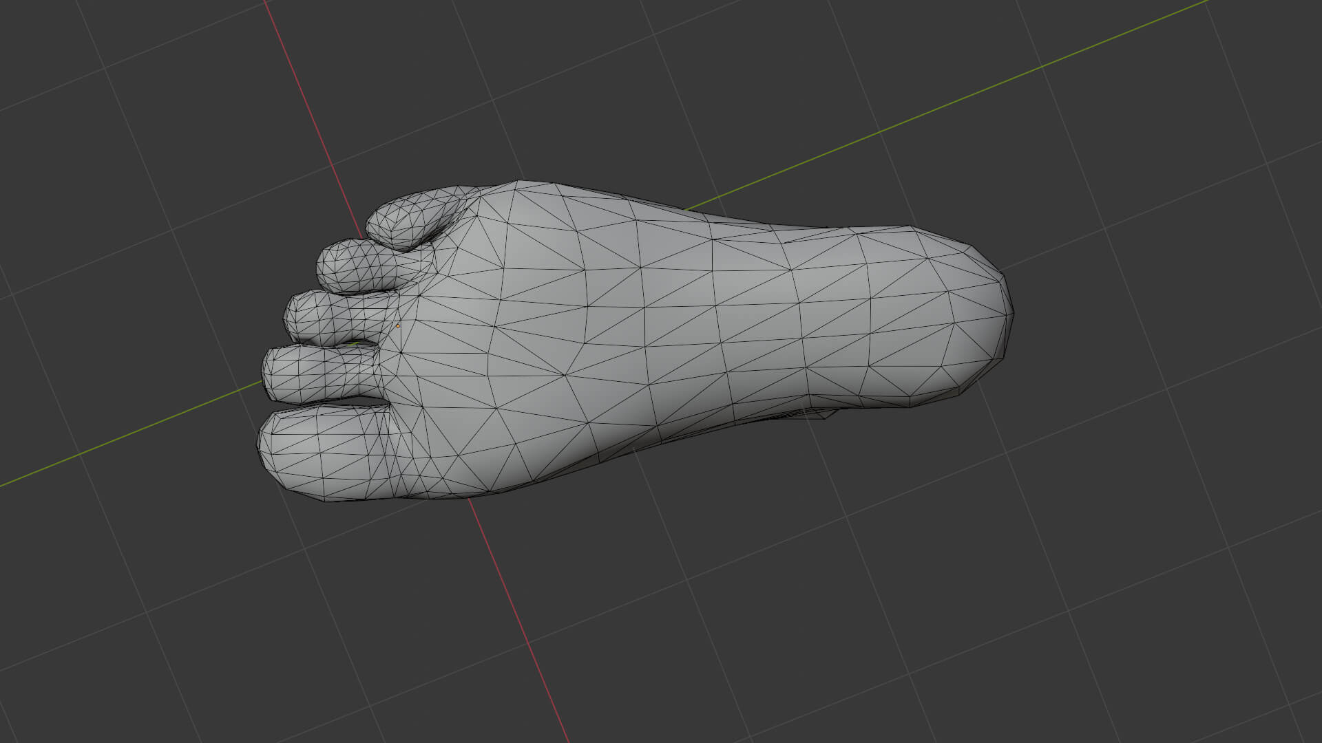 Foot Base Mesh - 3D Model by HikkiJack