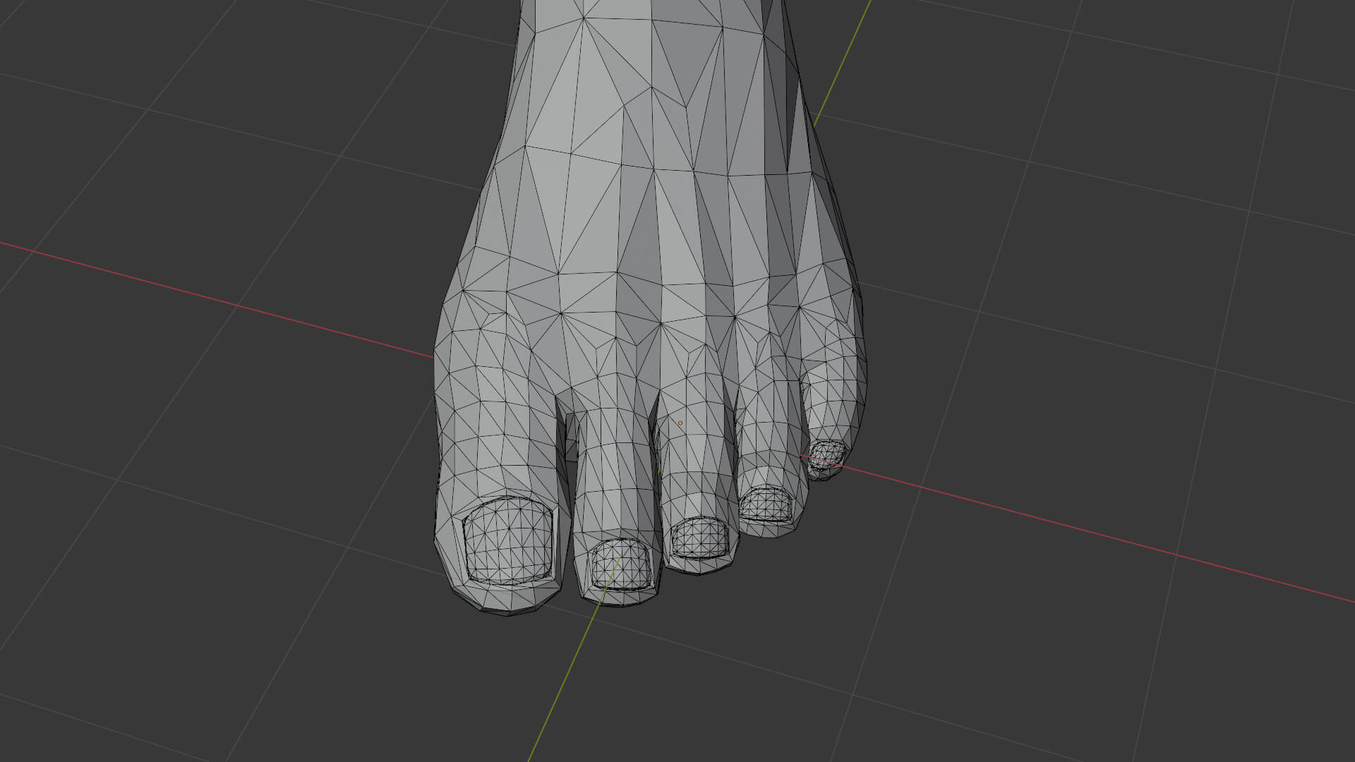 Foot Base Mesh - 3D Model by HikkiJack