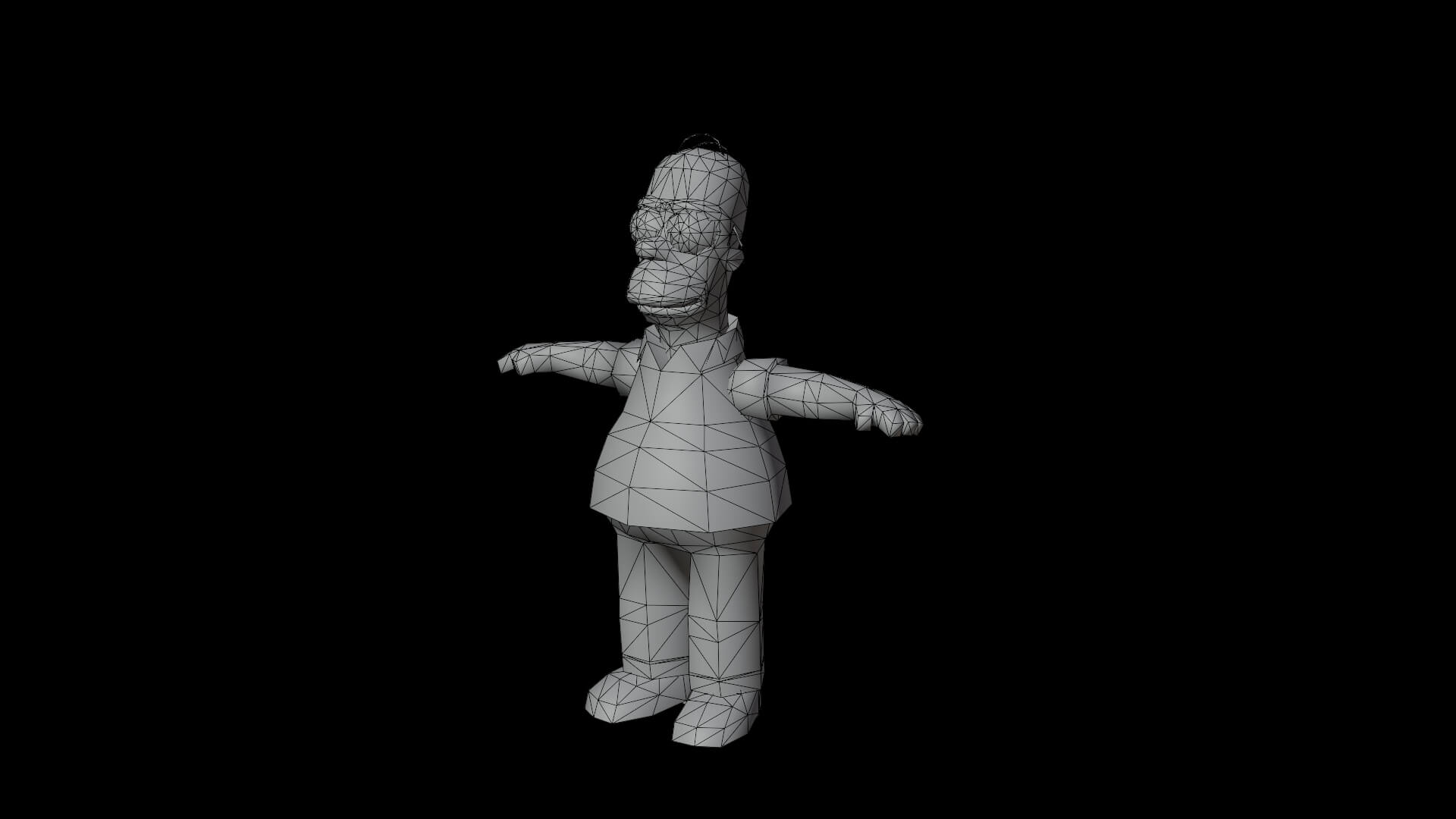 Homer Simpson - 3D Model by HikkiJack