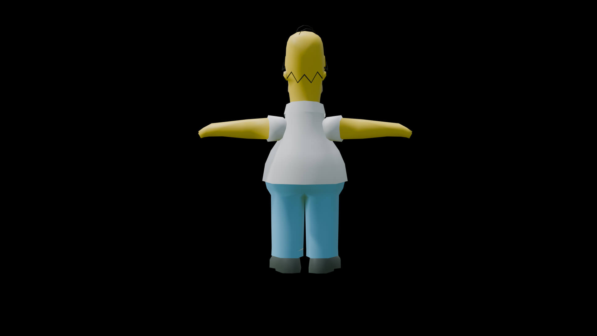 Homer Simpson - 3D Model by HikkiJack