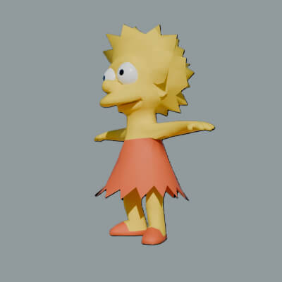Homer Simpson - 3D Model by HikkiJack