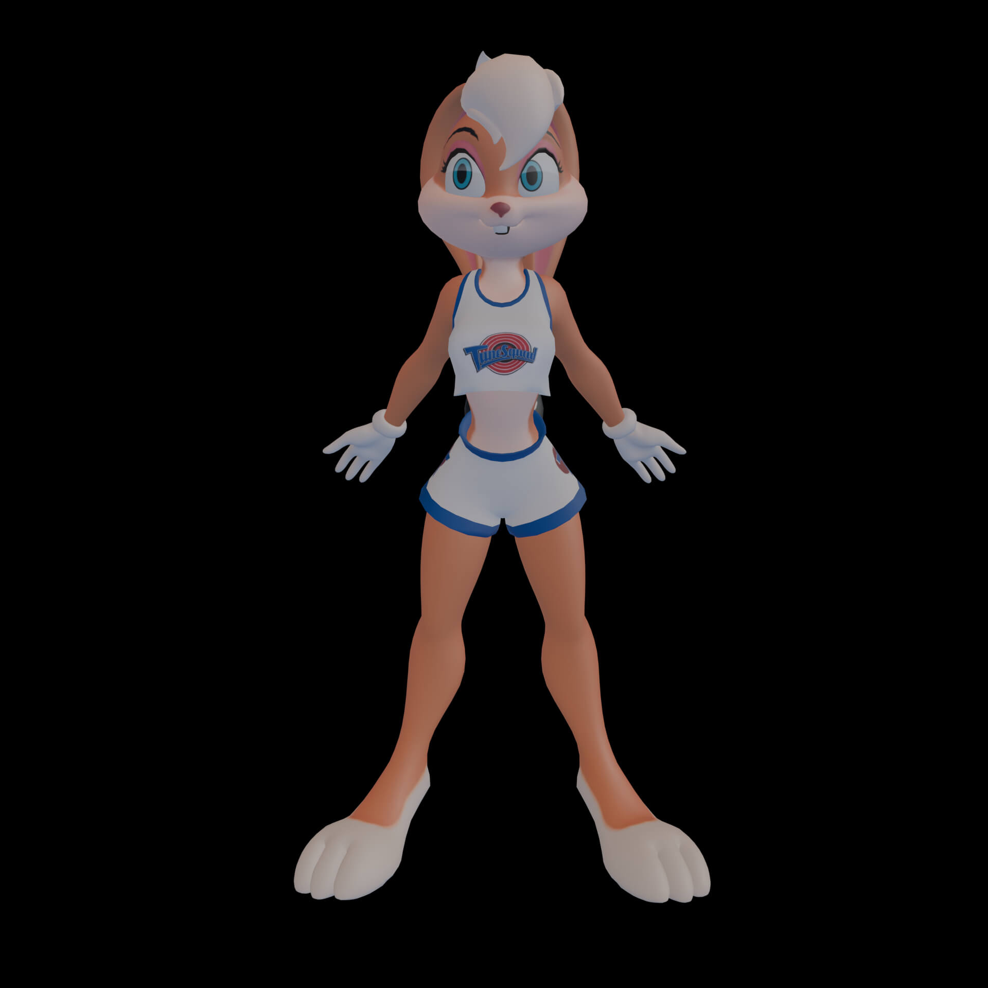 Lola Bunny Character - 3D Model by HikkiJack