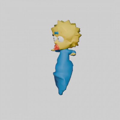 Homer Simpson - 3D Model by HikkiJack