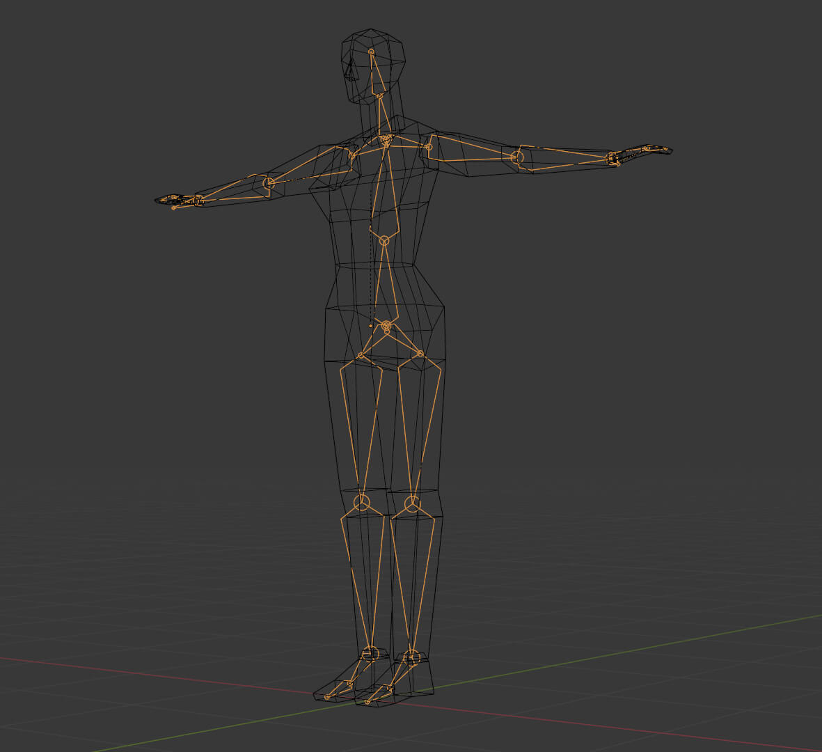 Male and Female Low Poly Base Mesh PS1 Style - 3D Model by HikkiJack