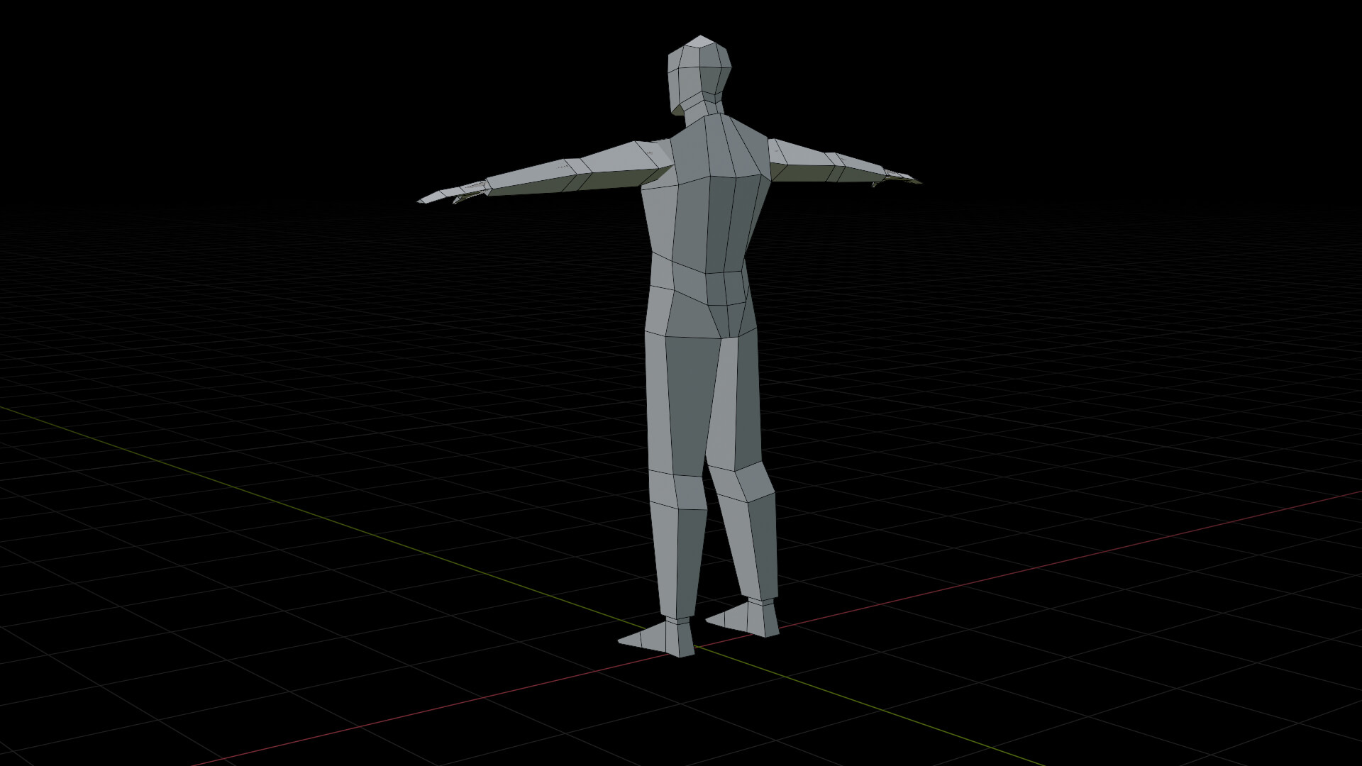 Male and Female Low Poly Base Mesh PS1 Style - 3D Model by HikkiJack