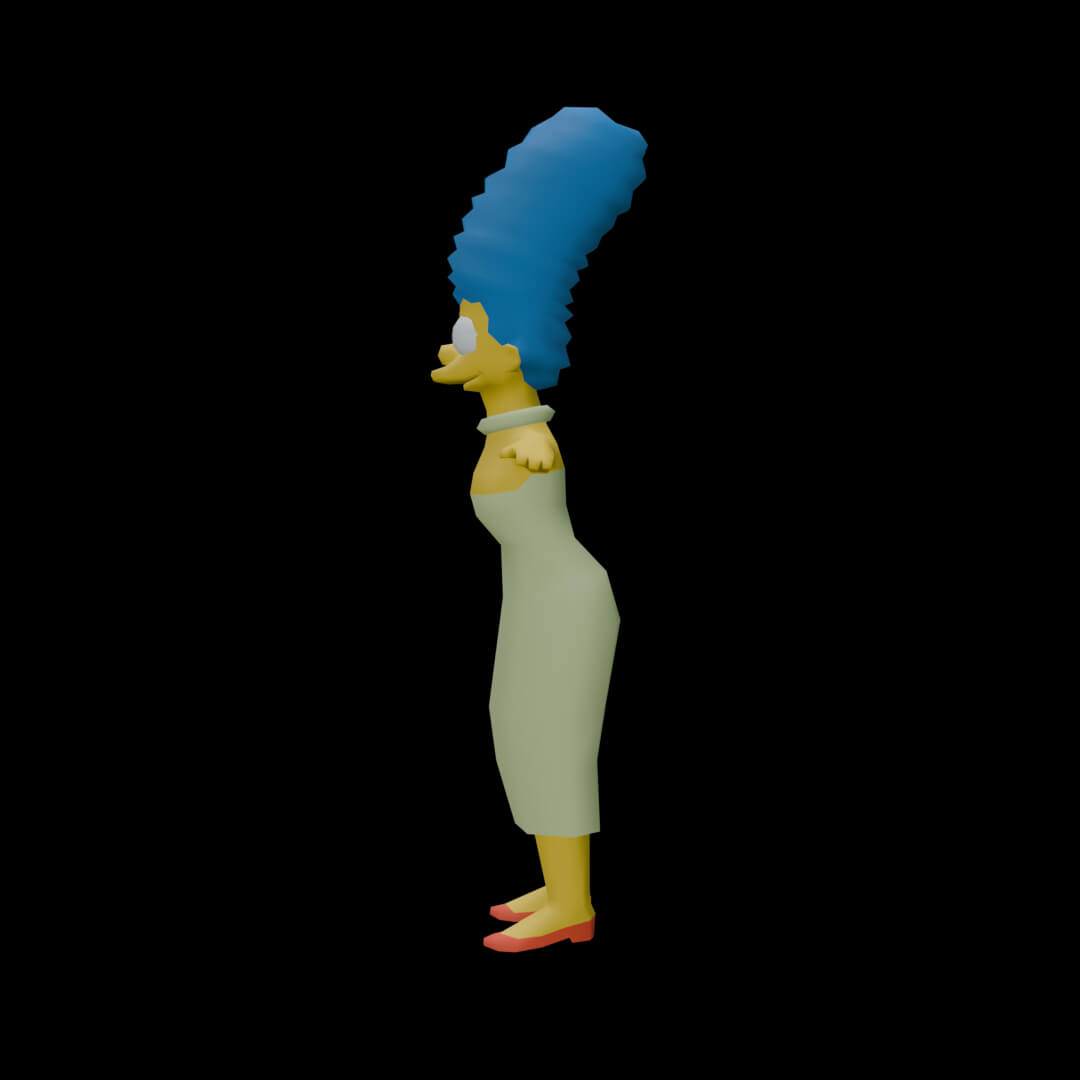 Marge Simpson - 3D Model by HikkiJack