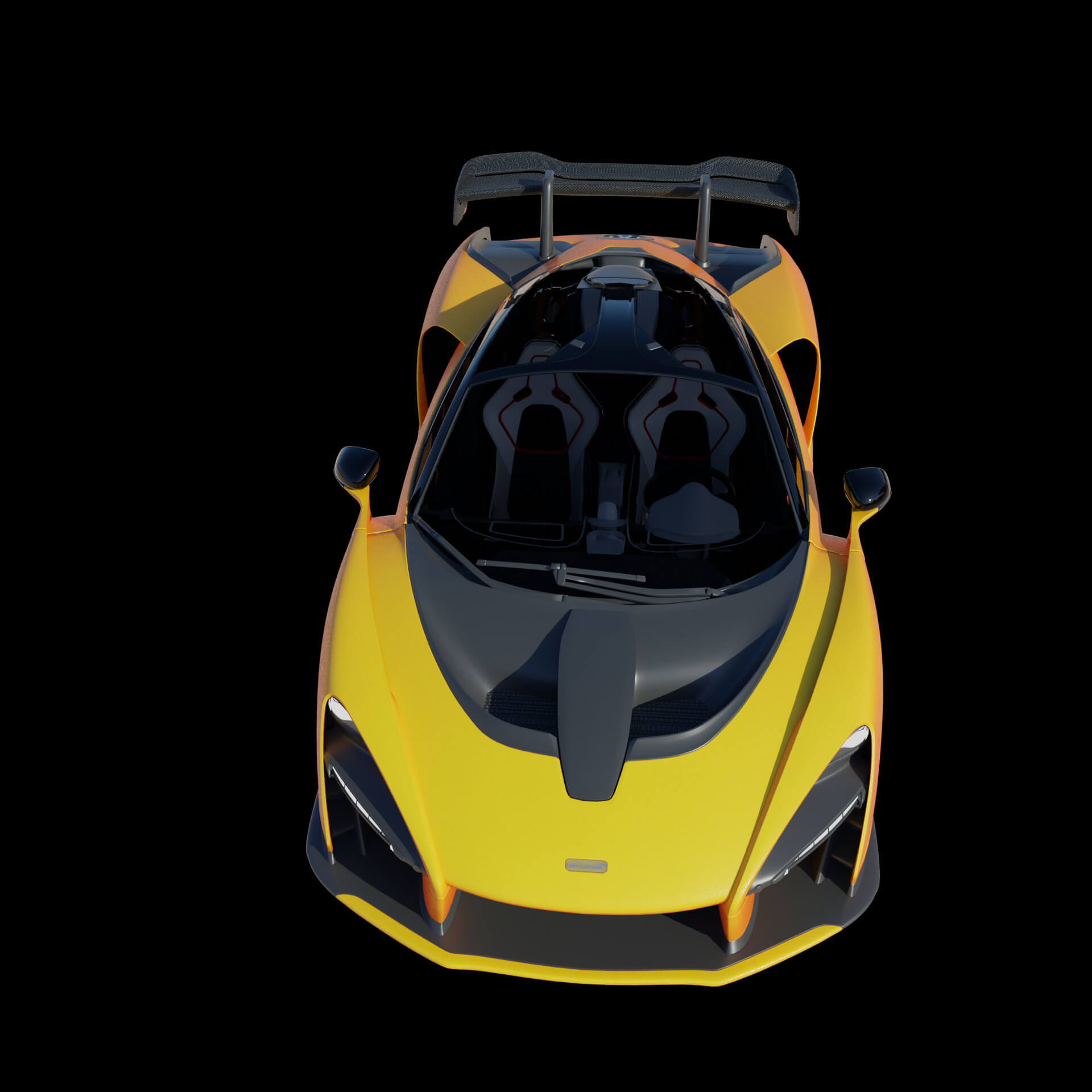 McLaren Senna Car - 3D Model by HikkiJack