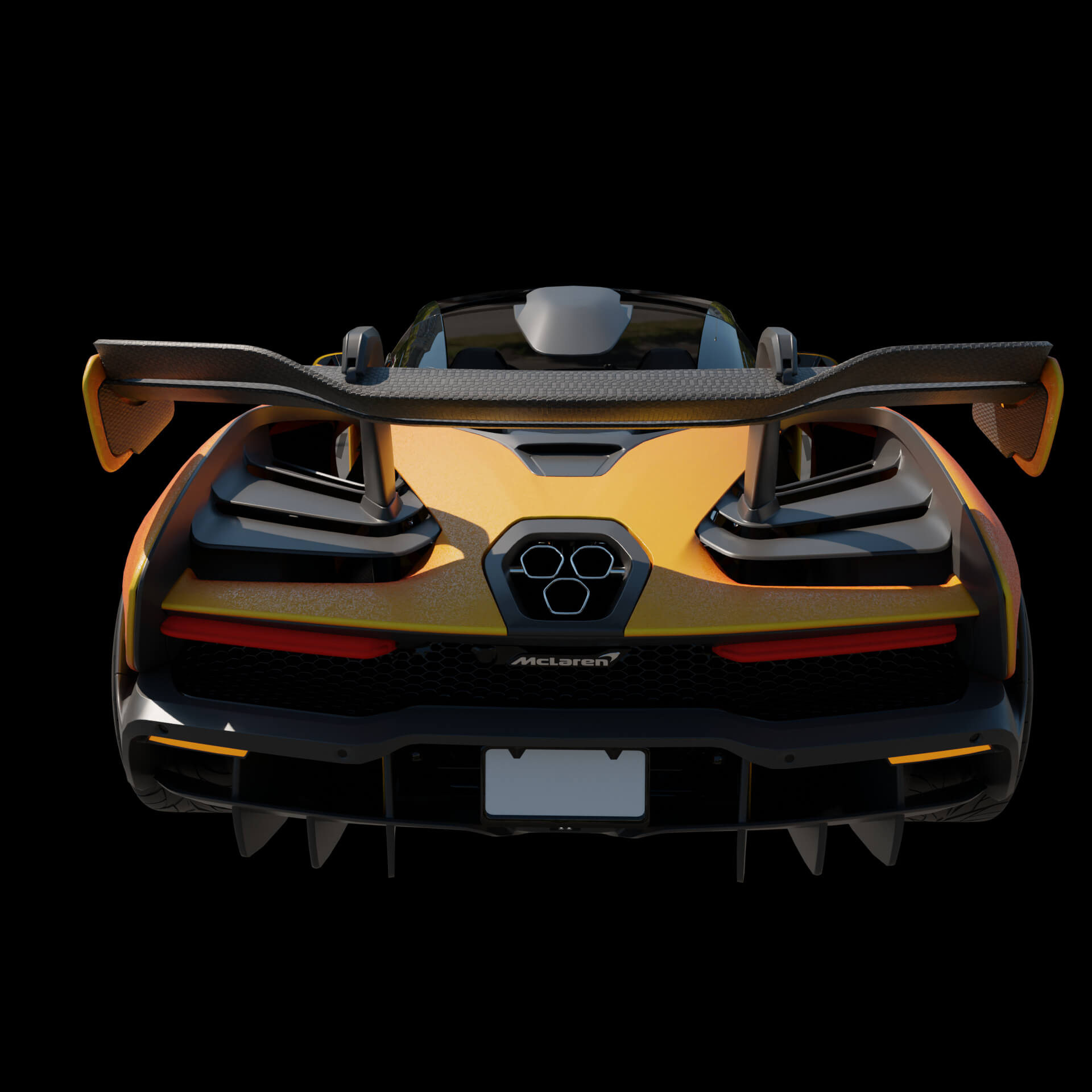 McLaren Senna Car - 3D Model by HikkiJack