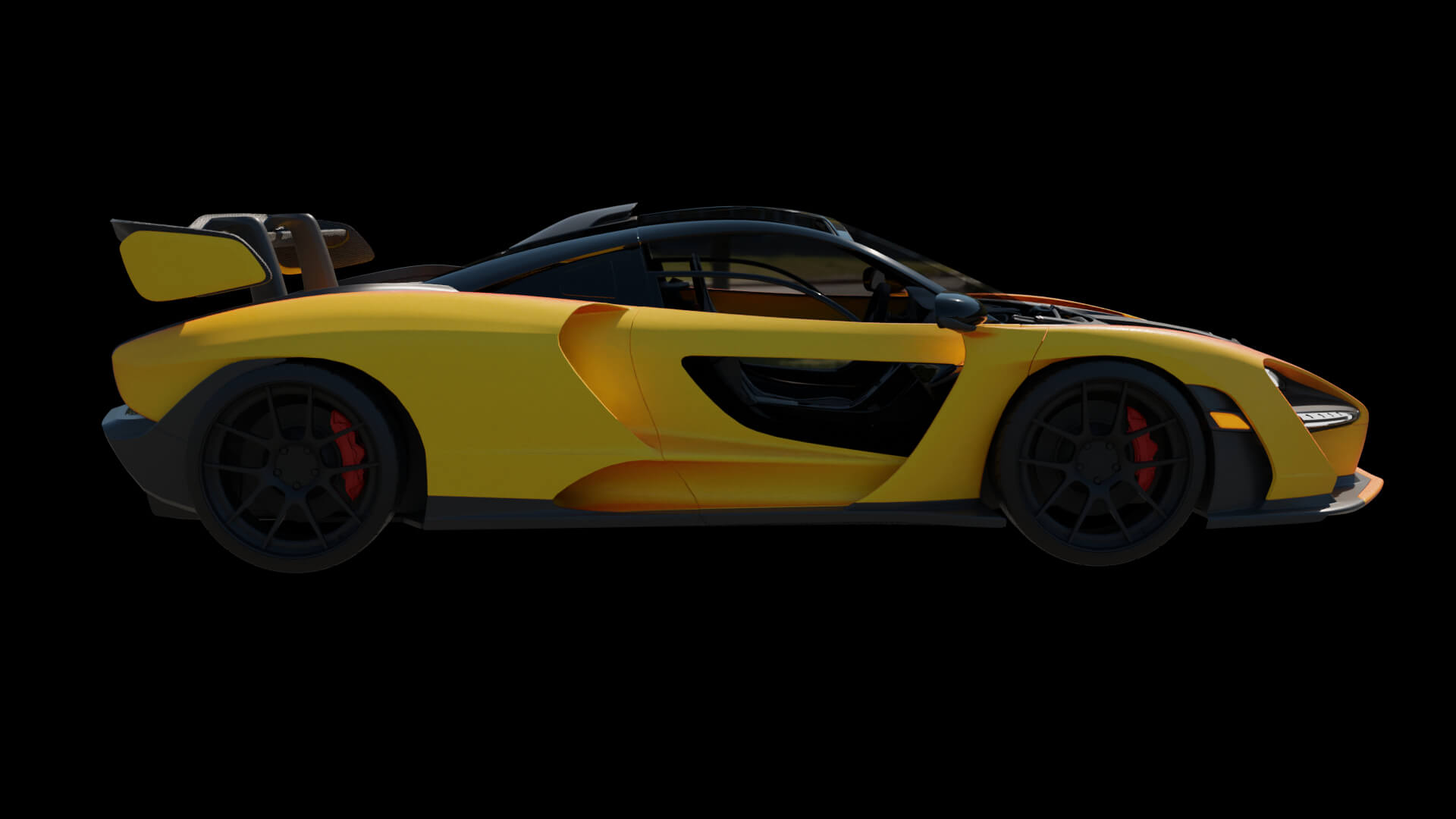 McLaren Senna Car - 3D Model by HikkiJack