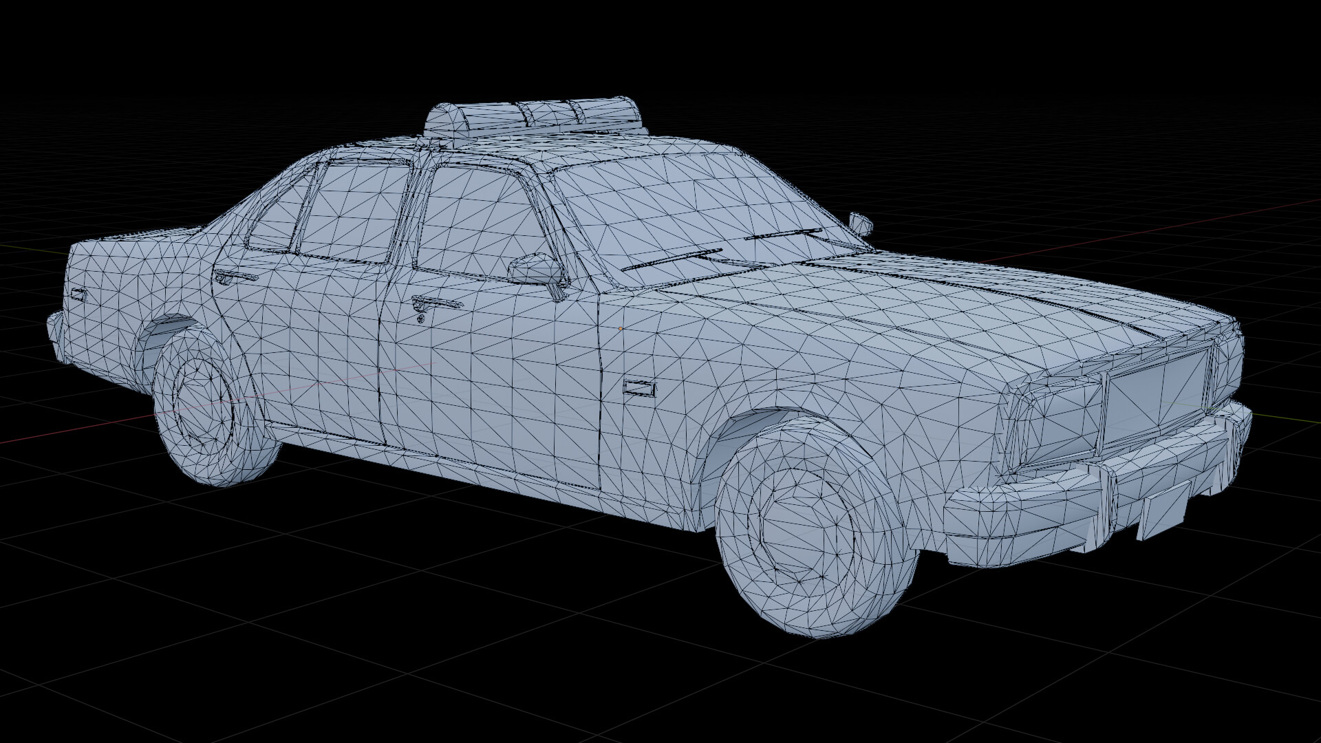 Police Car With Inside Interior - 3D Model by HikkiJack