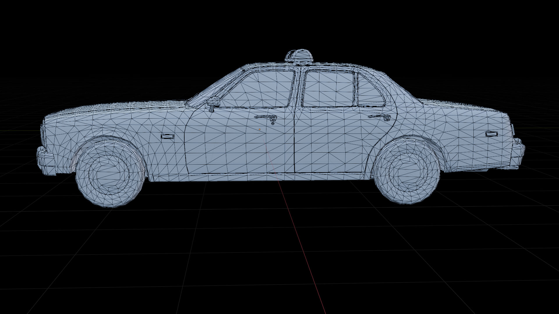 Police Car With Inside Interior - 3D Model by HikkiJack