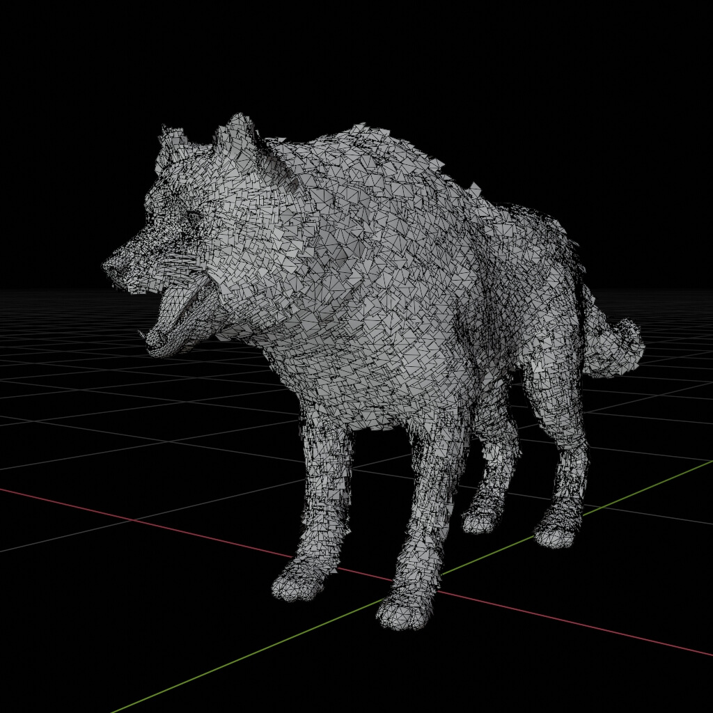 Realistic Wolfs - 3D Model by HikkiJack