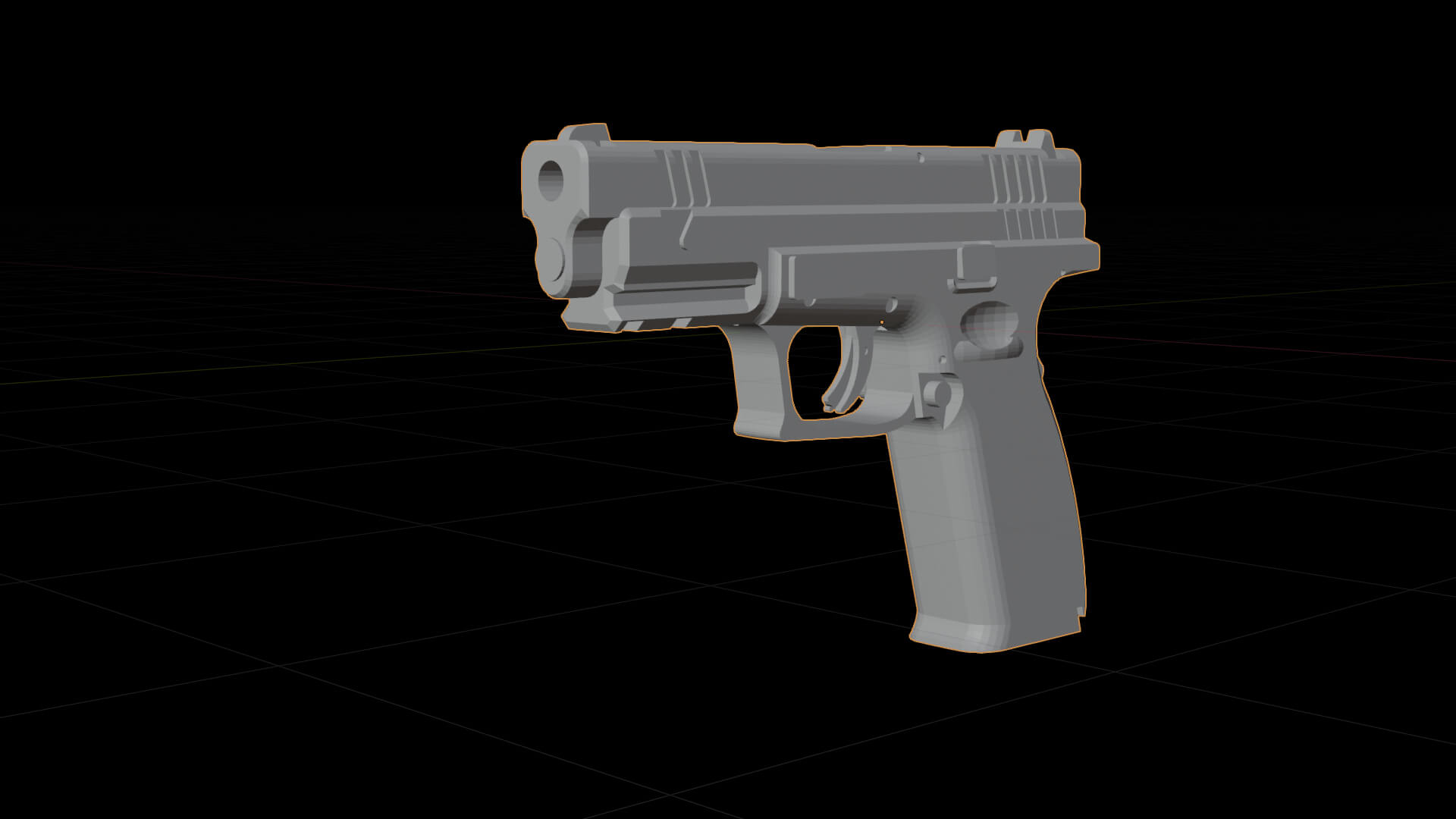 Springfield Pistol - 3D Model by HikkiJack