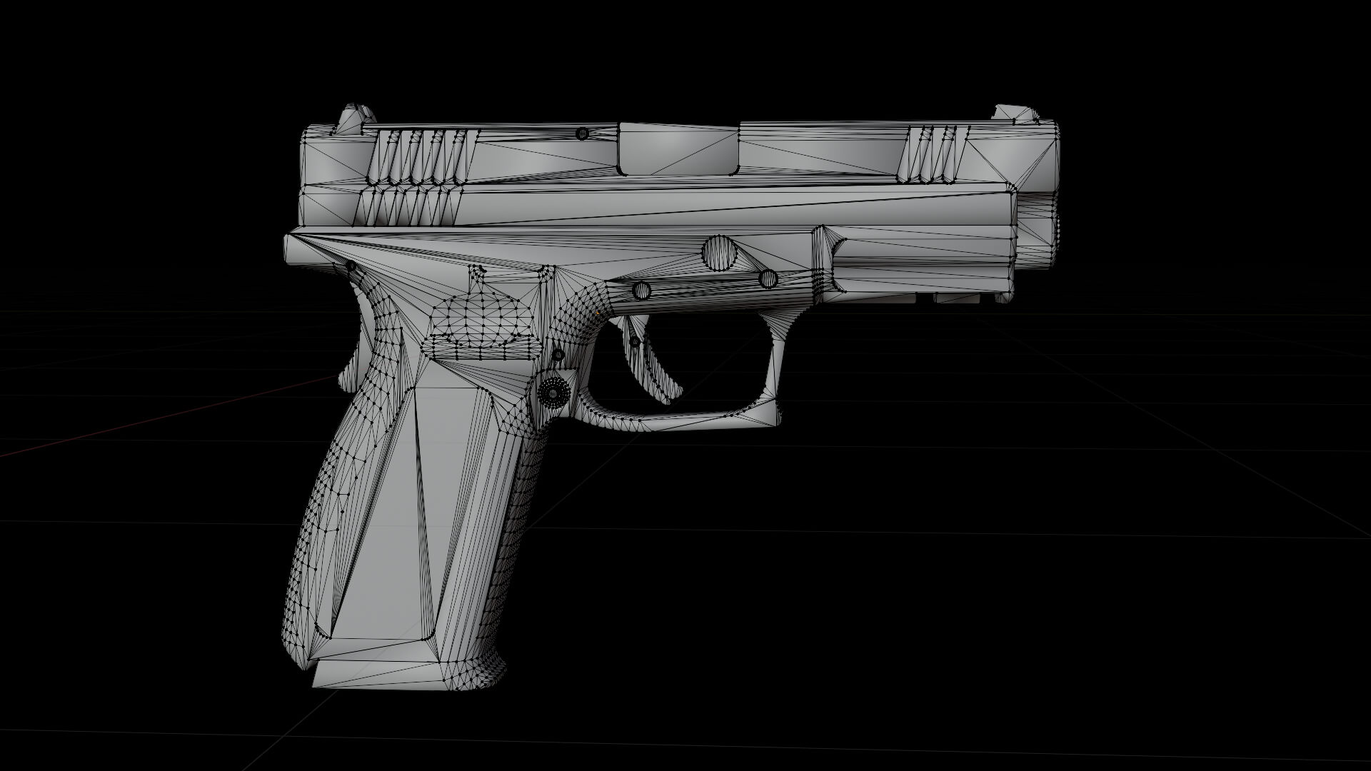 Springfield Pistol - 3D Model by HikkiJack