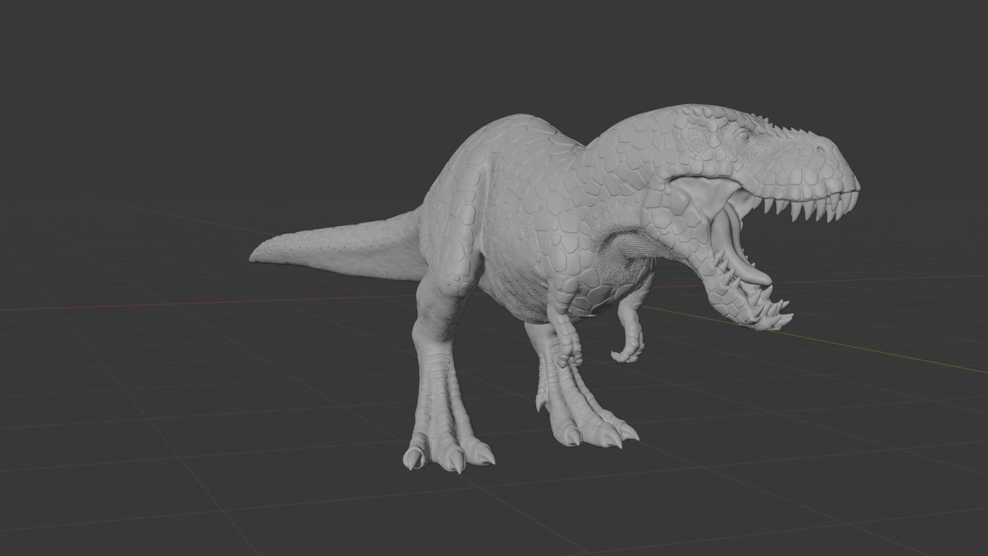 Trex Dinosaur - 3D Print Model by HikkiJack