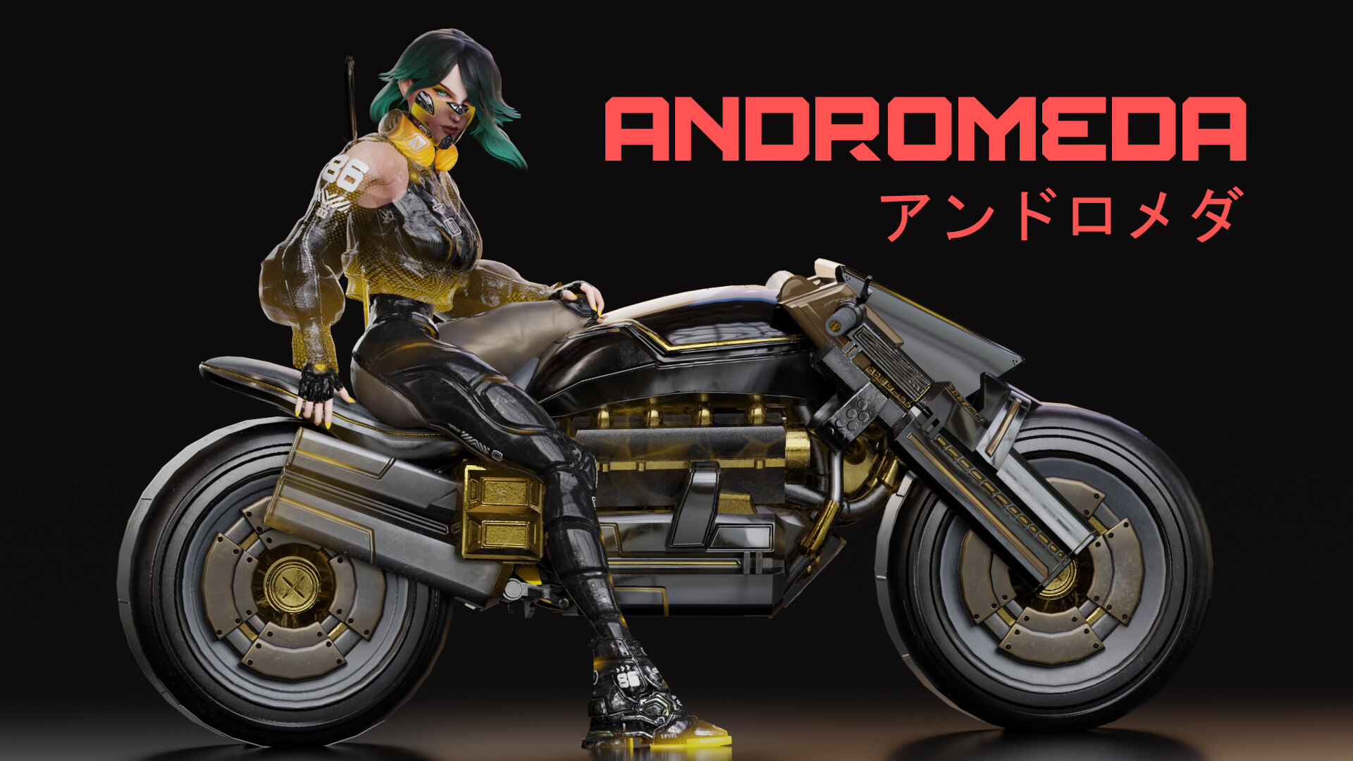 Cybernetic Princess of Ethiopia - Andromeda - Complete 3D Model by ...