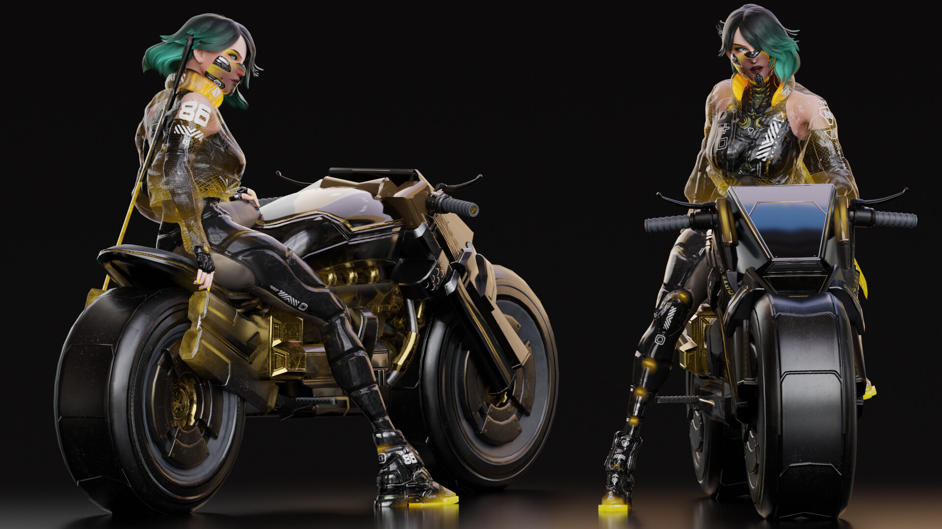 Cybernetic Princess of Ethiopia - Andromeda - Complete 3D Model by ...