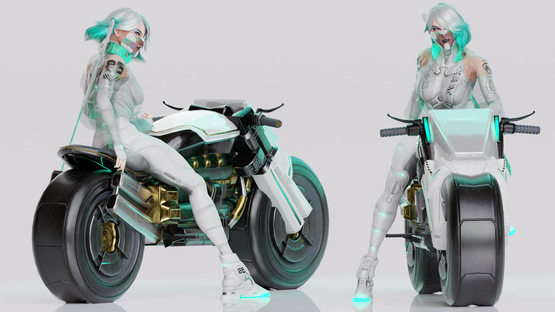 Cybernetic Princess of Ethiopia - Andromeda - Complete 3D Model by ...