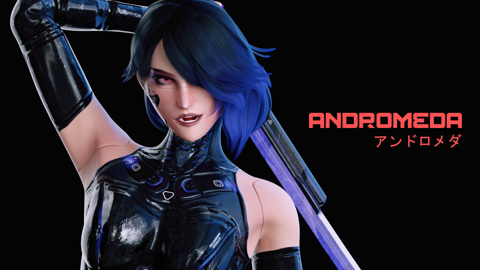 Cybernetic Princess of Ethiopia - Andromeda - Complete 3D Model by ...
