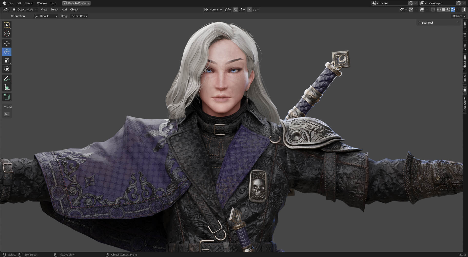 WIP Nyx the Vampire Slayer 3D Render by Hisqiefurqoni