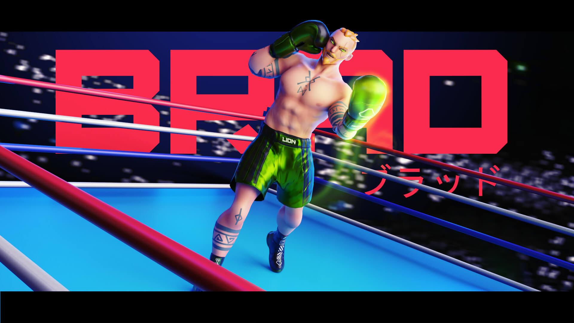 Low Poly - Boxer & MMA Fighter - Brad 3D Model by Hisqiefurqoni