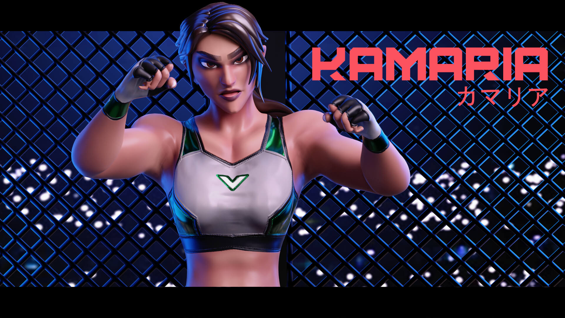 Low Poly Boxer - MMA Fighter - Kamaria 3D Model by Hisqiefurqoni