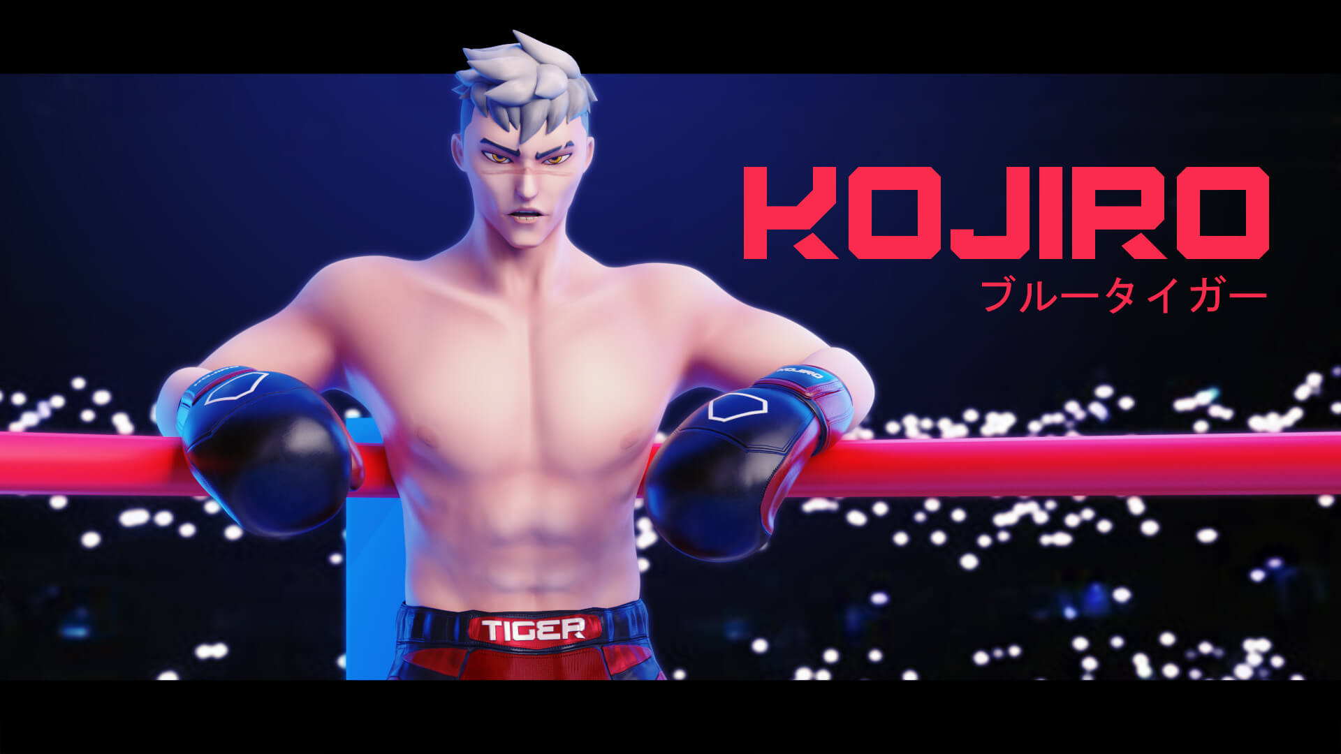 Low Poly - Boxer & MMA Fighter - Kojiro 3D Model by Hisqiefurqoni