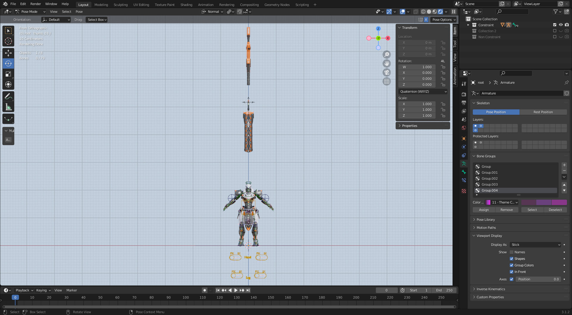 Low Poly - Cybernetic Fenrir Son of Loki 3D Model by Hisqiefurqoni