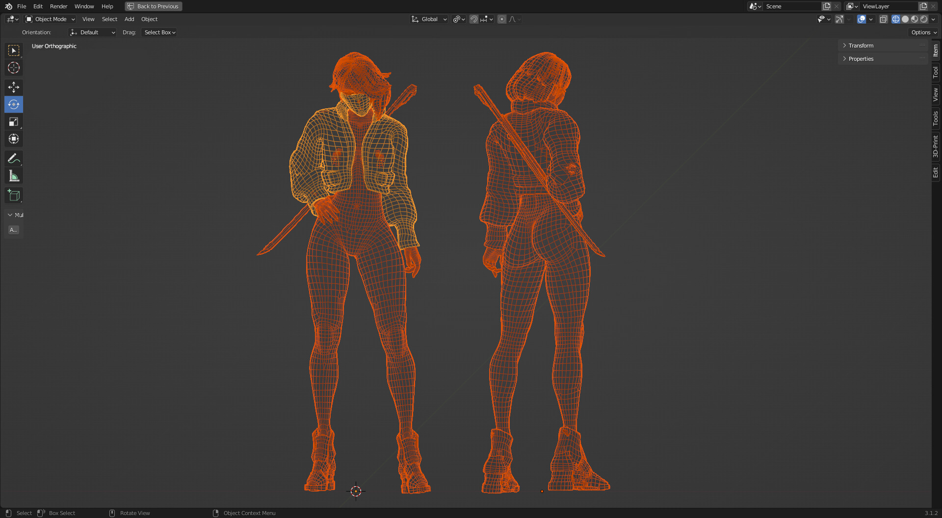 Low Poly - Cybernetic Princess of Ethiopia - Andromeda 3D Model by ...