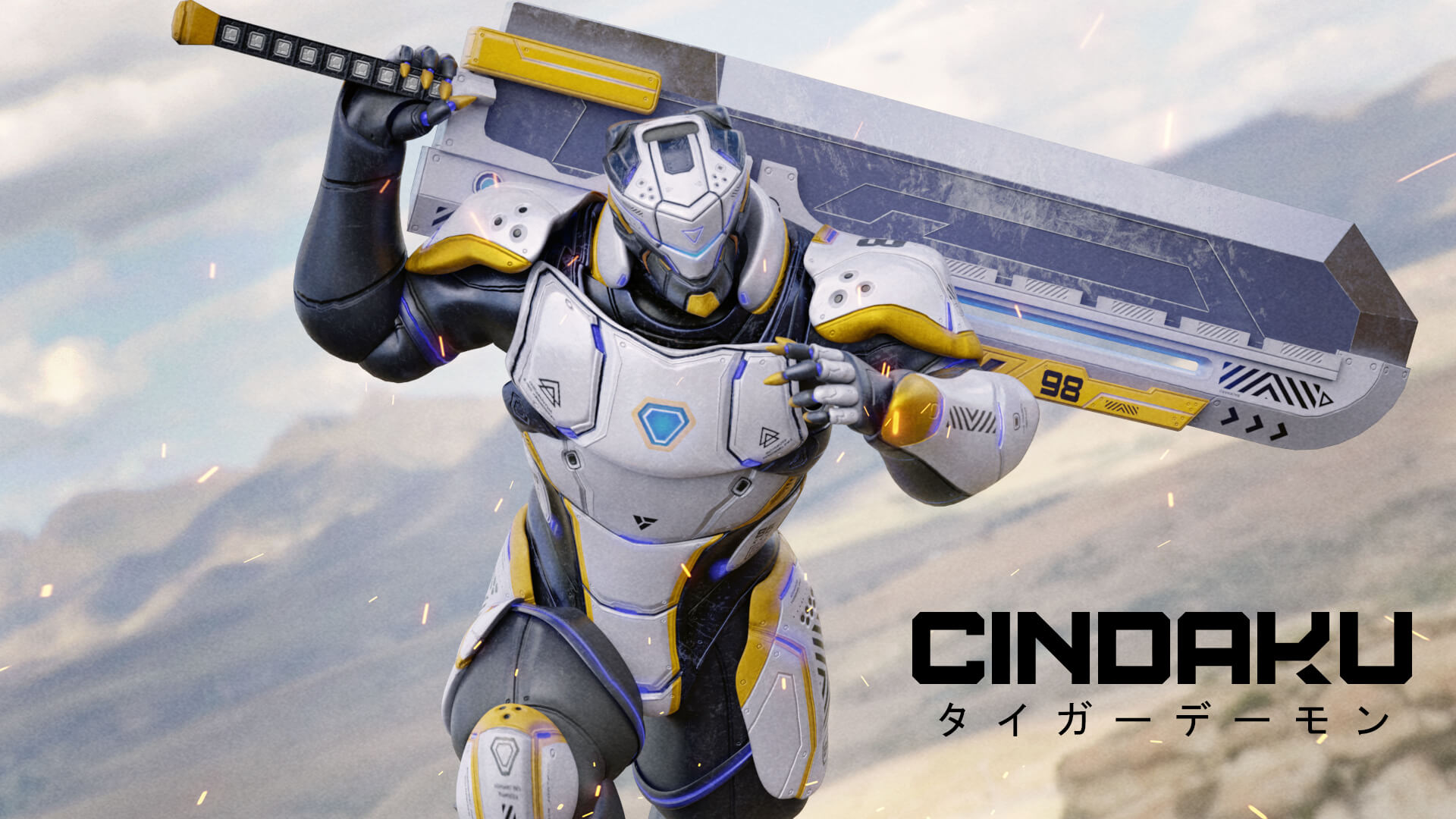 Low Poly - Cybernetic Soldier Cindaku 3D Model by Hisqiefurqoni