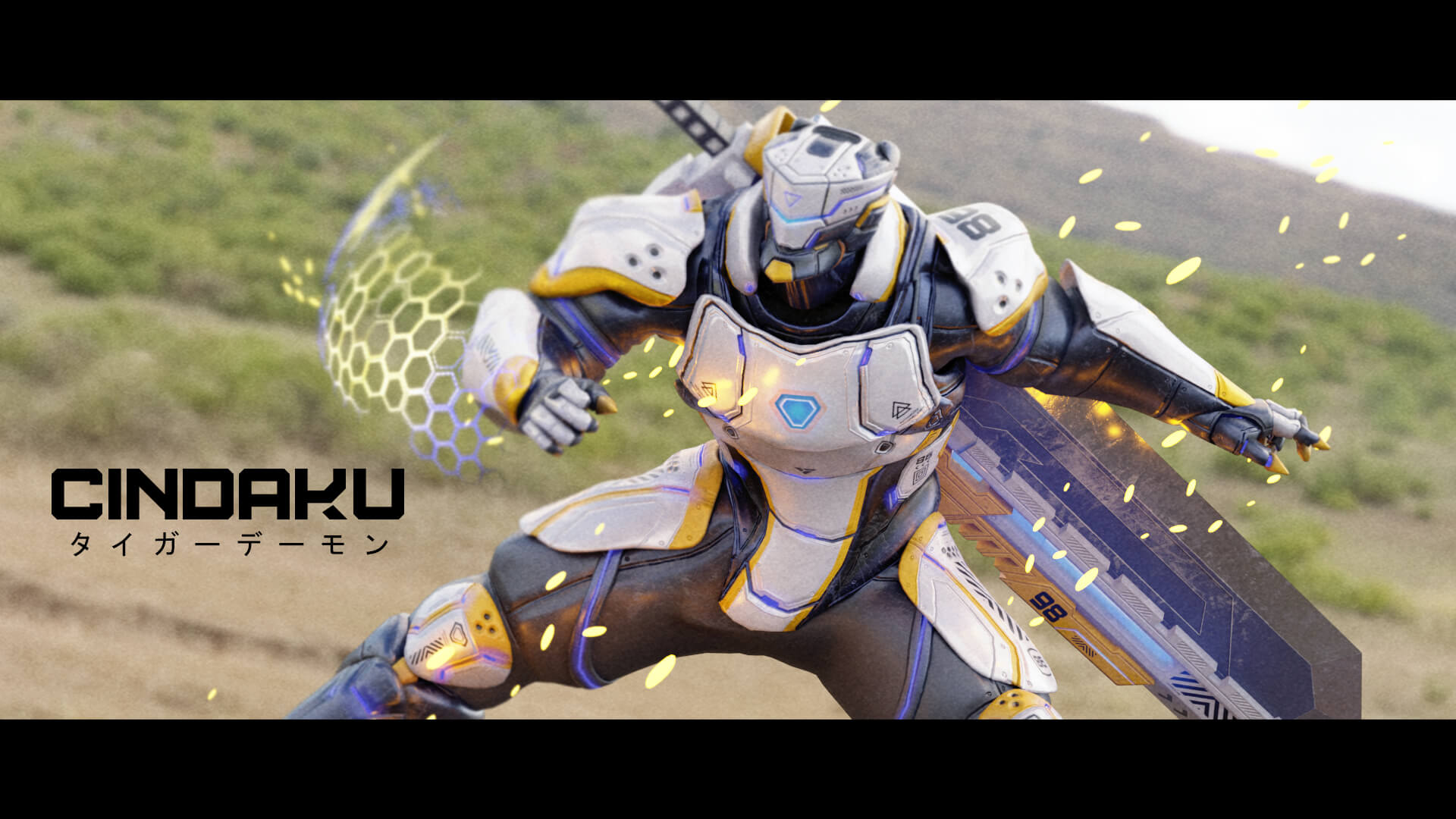 Low Poly - Cybernetic Soldier Cindaku 3D Model by Hisqiefurqoni